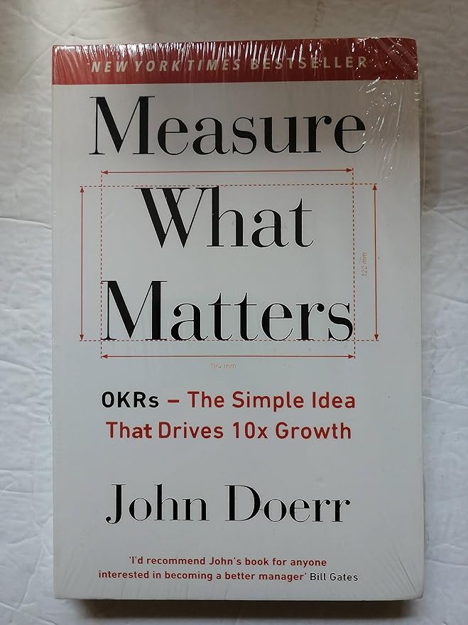 Amazon.com : TREZ Byjohn Doerr Measure What Matters Paperback : Office ...