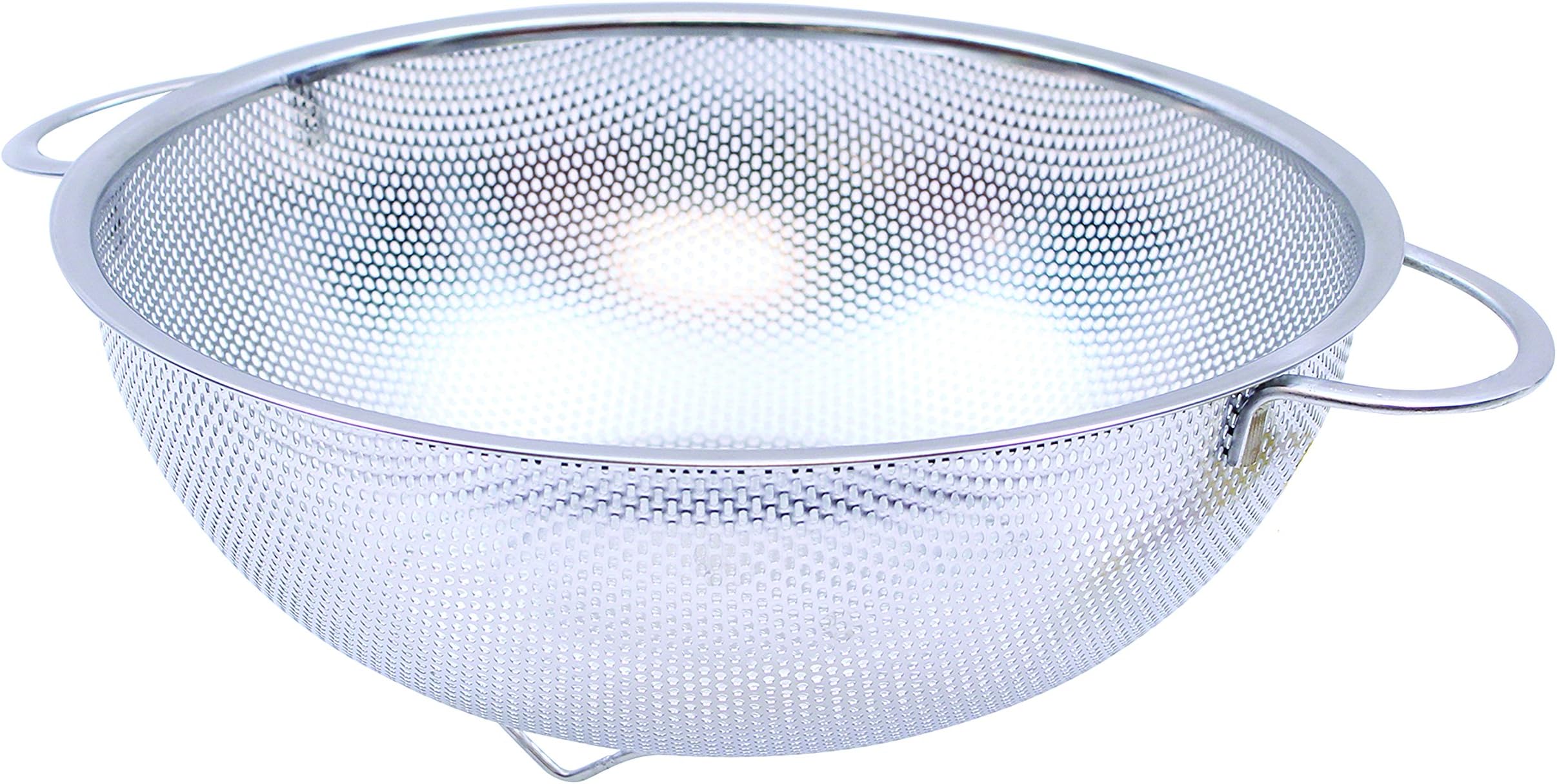 Amazon.com: Tablecraft 6 Quart Colander with Handles, Stainless Steel ...