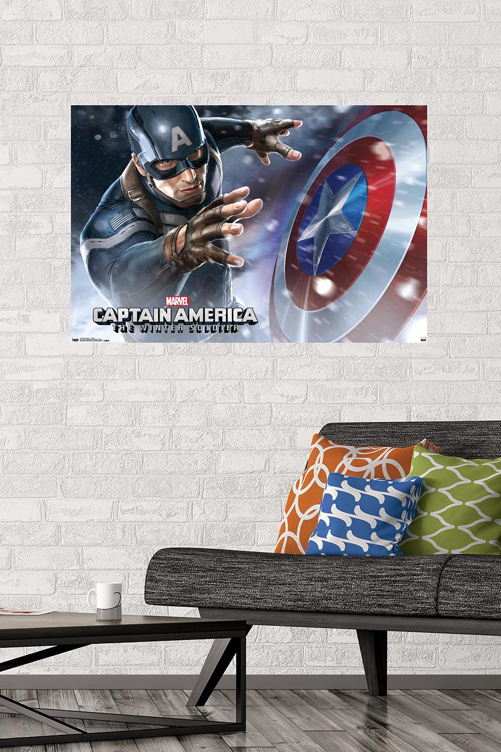 Captain America 2 Shield Poster