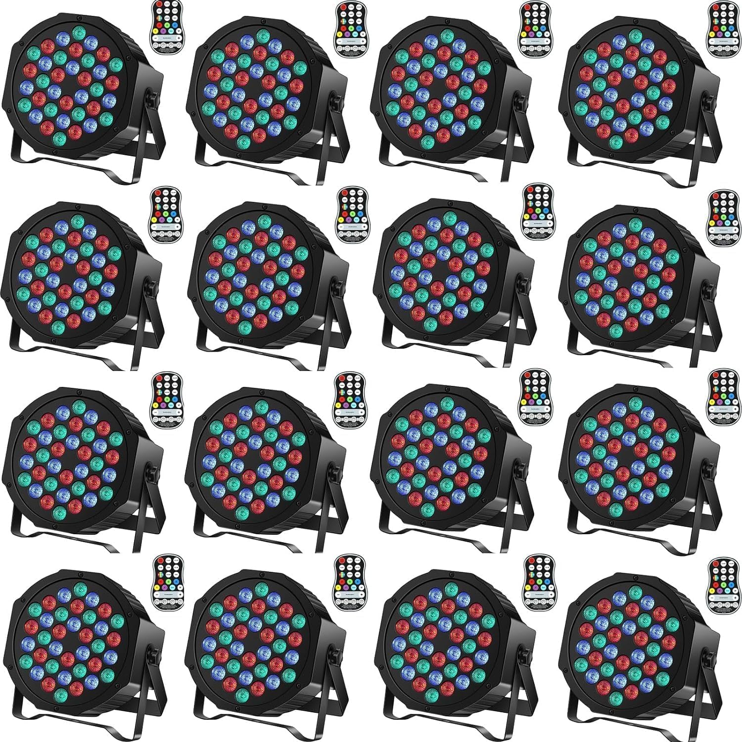 Amazon.com: Rechargeable Par Lights 36W RGB Battery Powered, Wireless ...