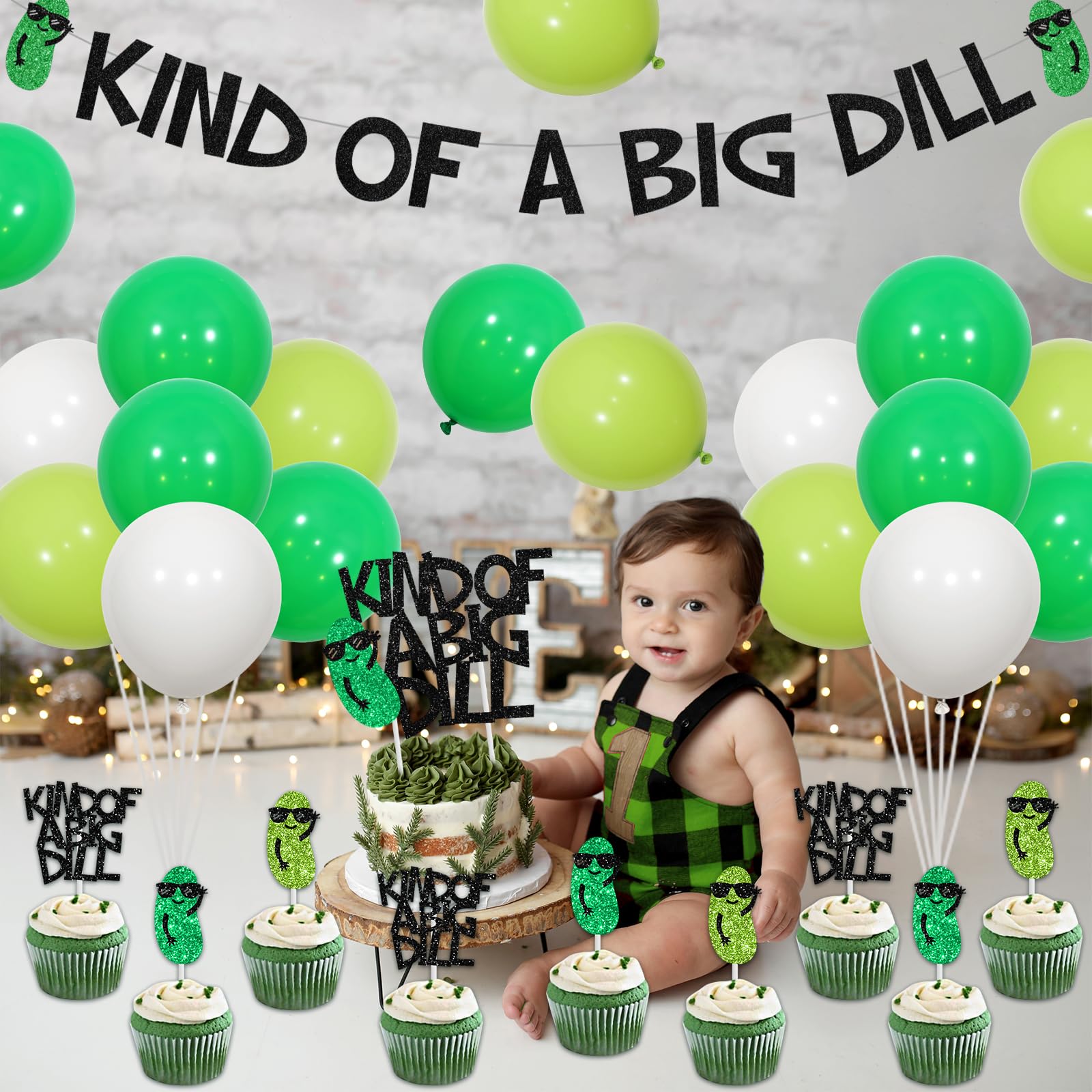 Amazon.com: Balterever Pickle Themed Party Decorations Funny Dill ...