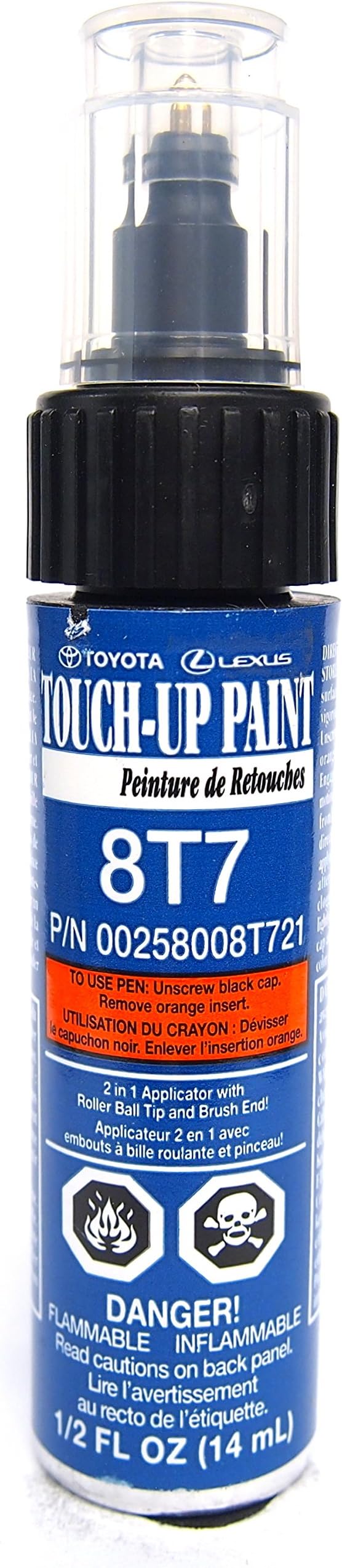 Amazon.com: Toyota Touch Up Paint 8T7 Blue Streak Metallic Genuine ...