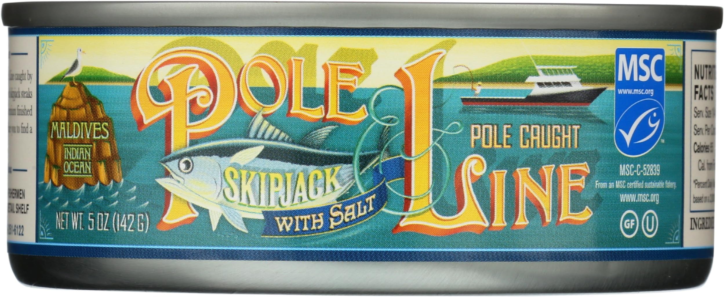 Amazon.com: 365 by Whole Foods Market, Unsalted Skipjack Tuna in Water ...