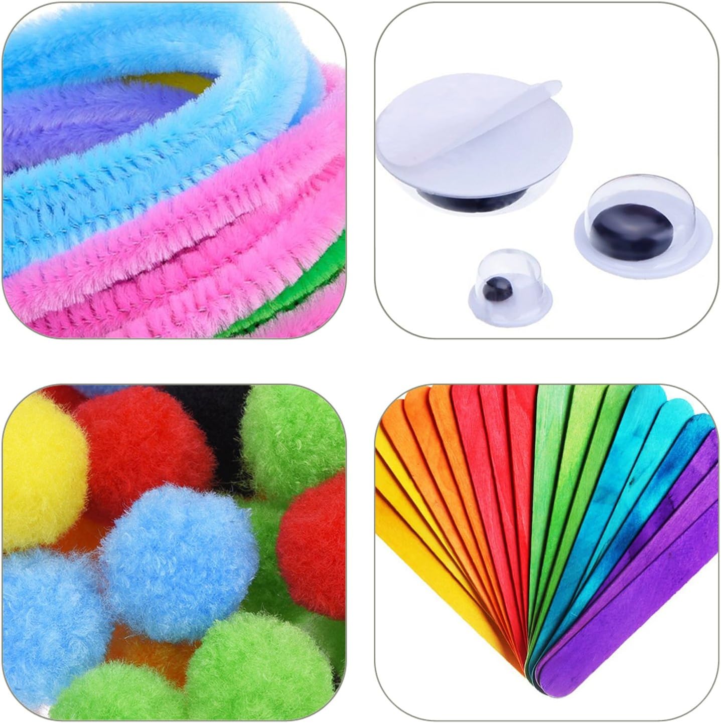 Wartoon Pipe Cleaners Crafts Set, Pipe Cleaners Chenille Stem and ...