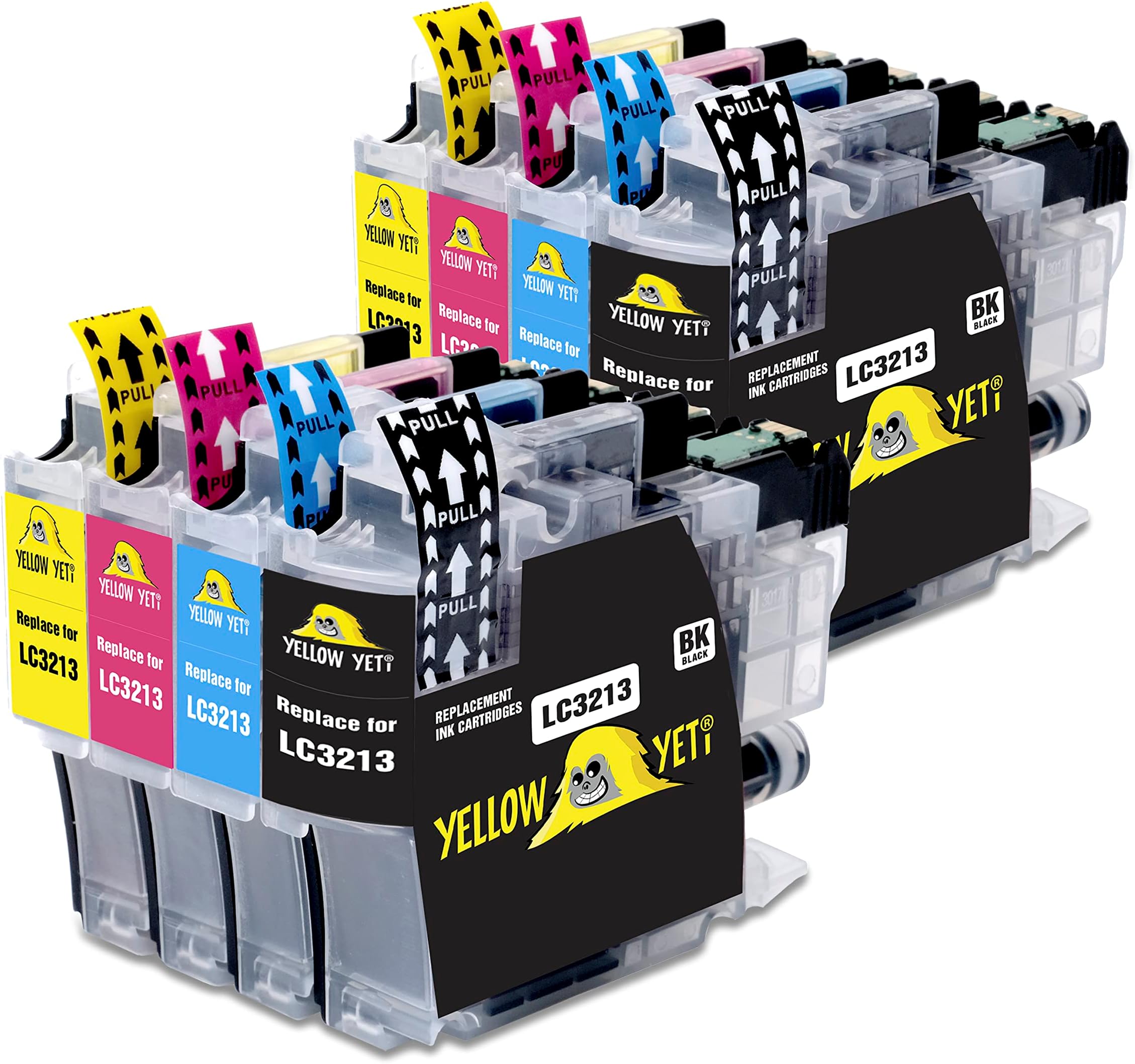 GPC Image Compatible Ink Cartridges Replacement for Brother LC3213 LC ...