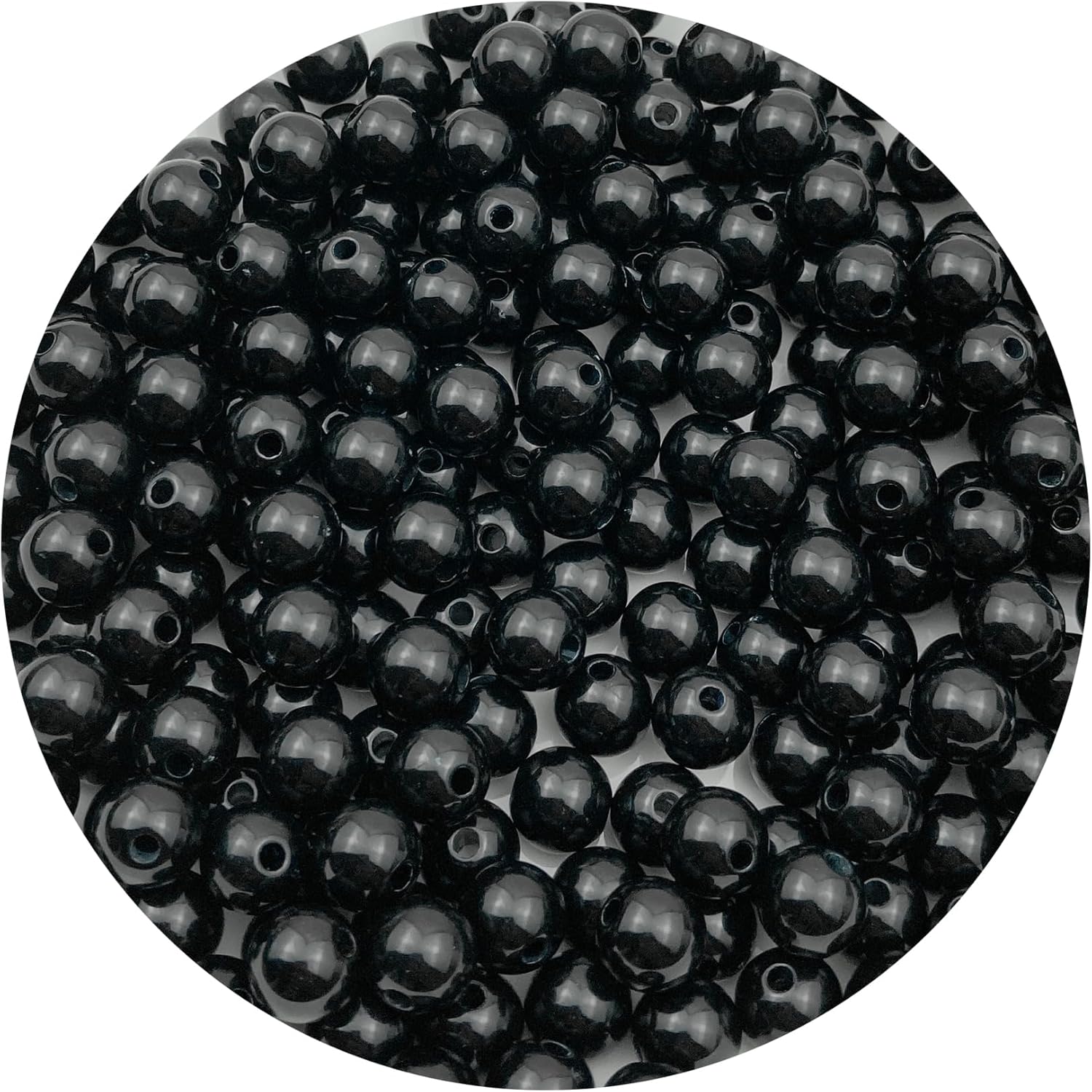 Amazon.com: Daiyifiy 1000Pcs 6MM Acrylic Round Pastel Beads Candy Color ...