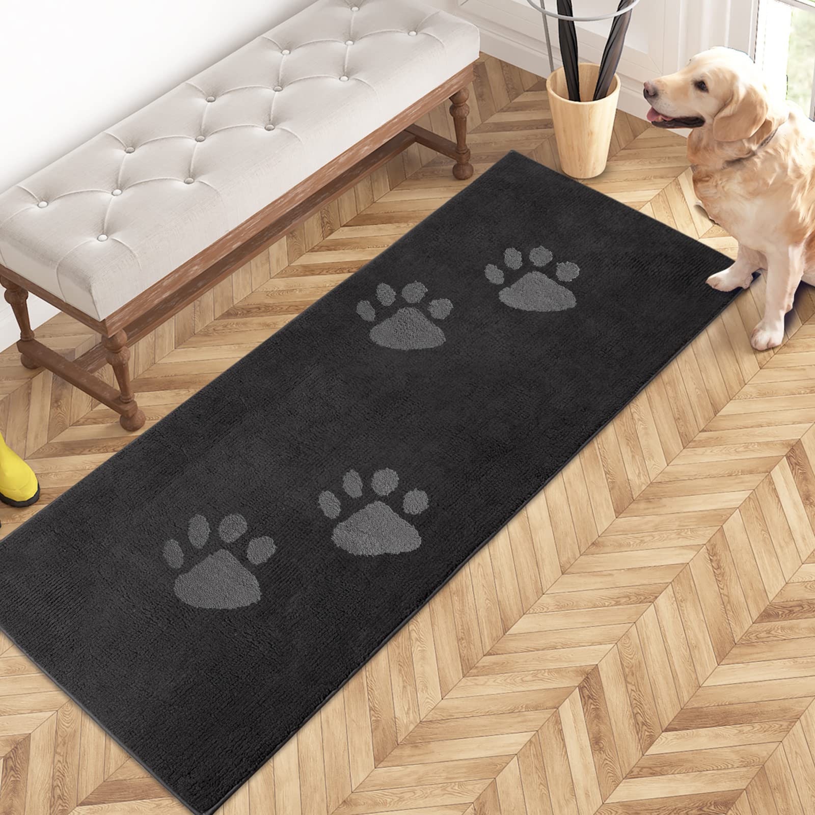 Amazon.com: PURRUGS Dirt Trapper Door Mat 24" x 59", Non-Skid/Slip ...