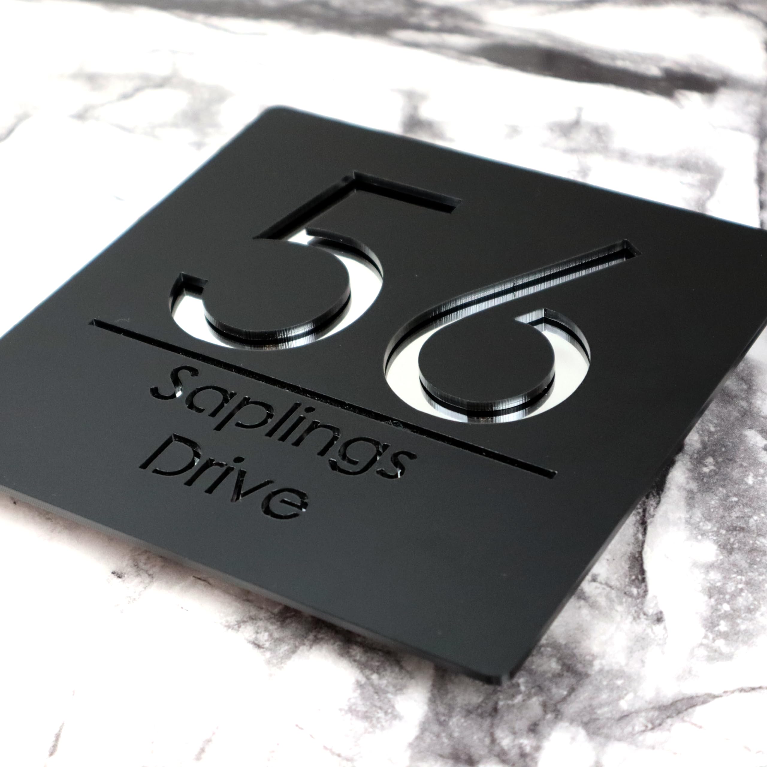 K Smart Sign | Bellissima S1 F31 | 180mm x 180mm | Acrylic 3d Laser Cut ...