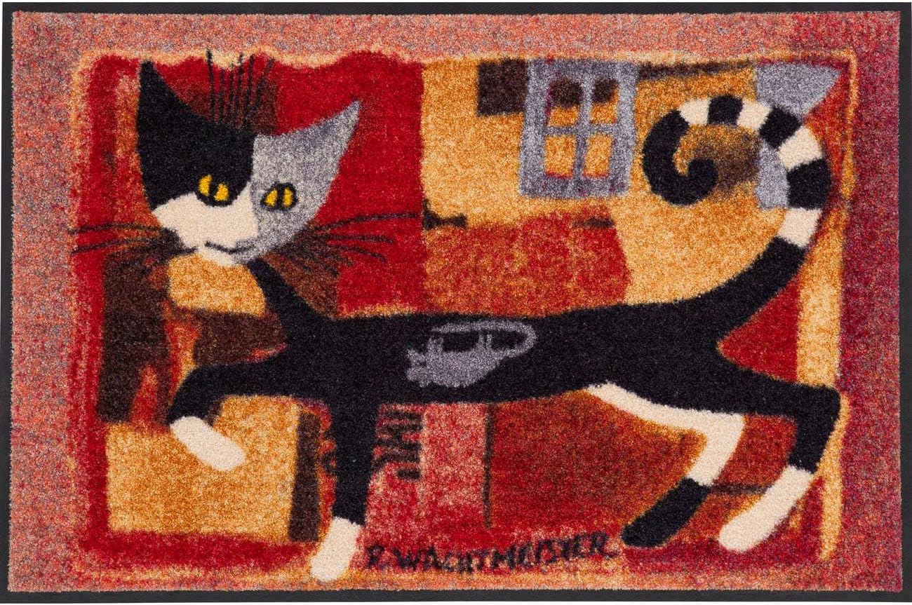 Amazon.de: Salonloewe Rosina Wachtmeister Fußmatte Ivano with Mouse 50x75 cm Eingangs-Matte ...