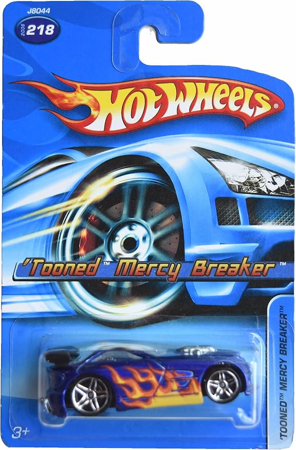 Amazon.com: Matchbox Hot Wheels Tooned Mercy Breaker, Blue #218 : Toys ...
