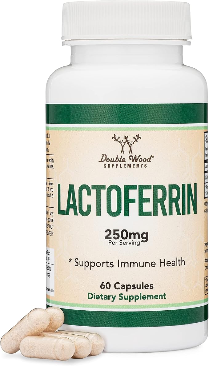 Amazon.com: Lactoferrin 250mg per Serving (60 Capsules) Patented ...