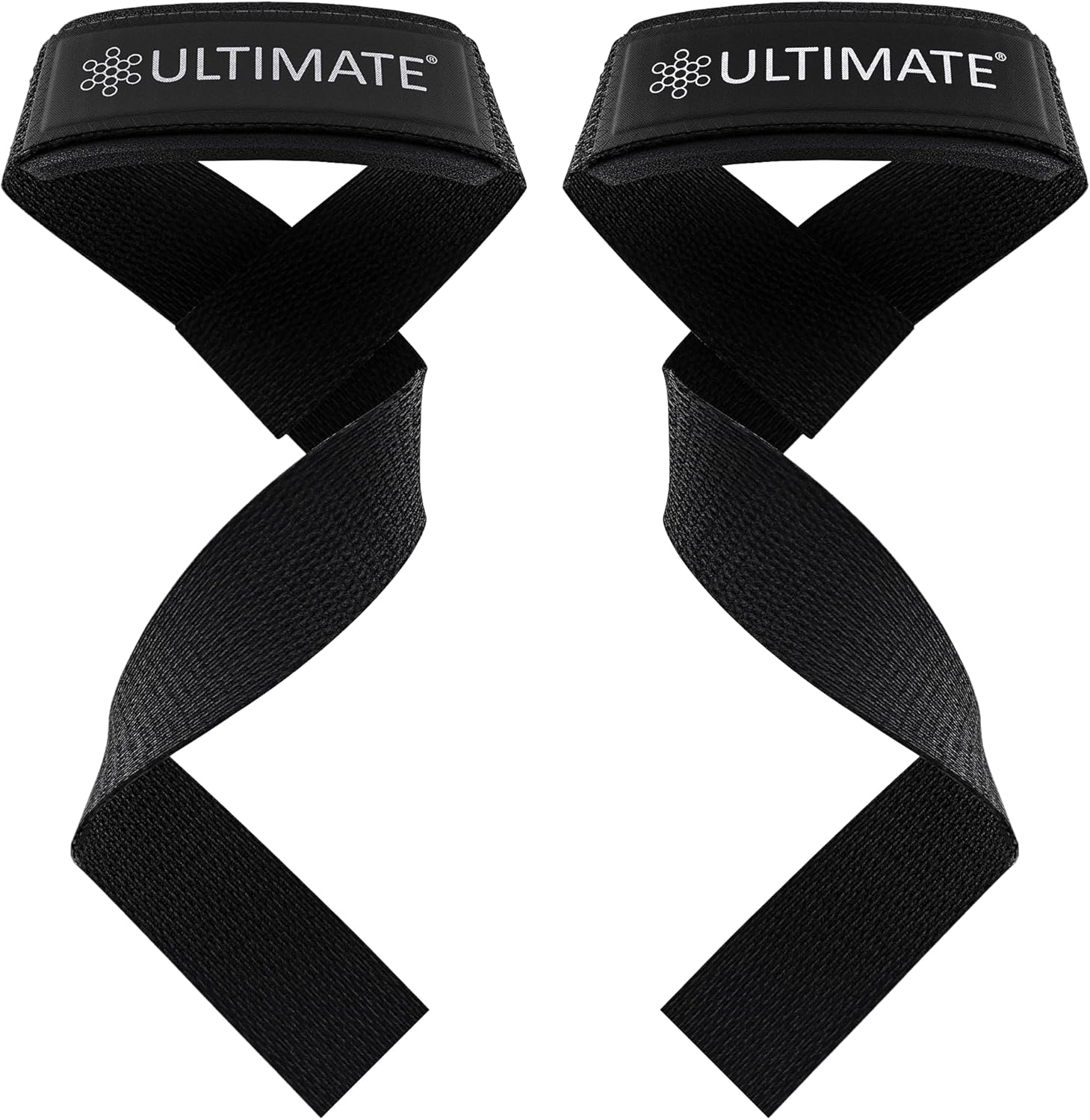 Amazon.com : Ultimate Weightlifting Wrist Straps - Lift More Weight ...