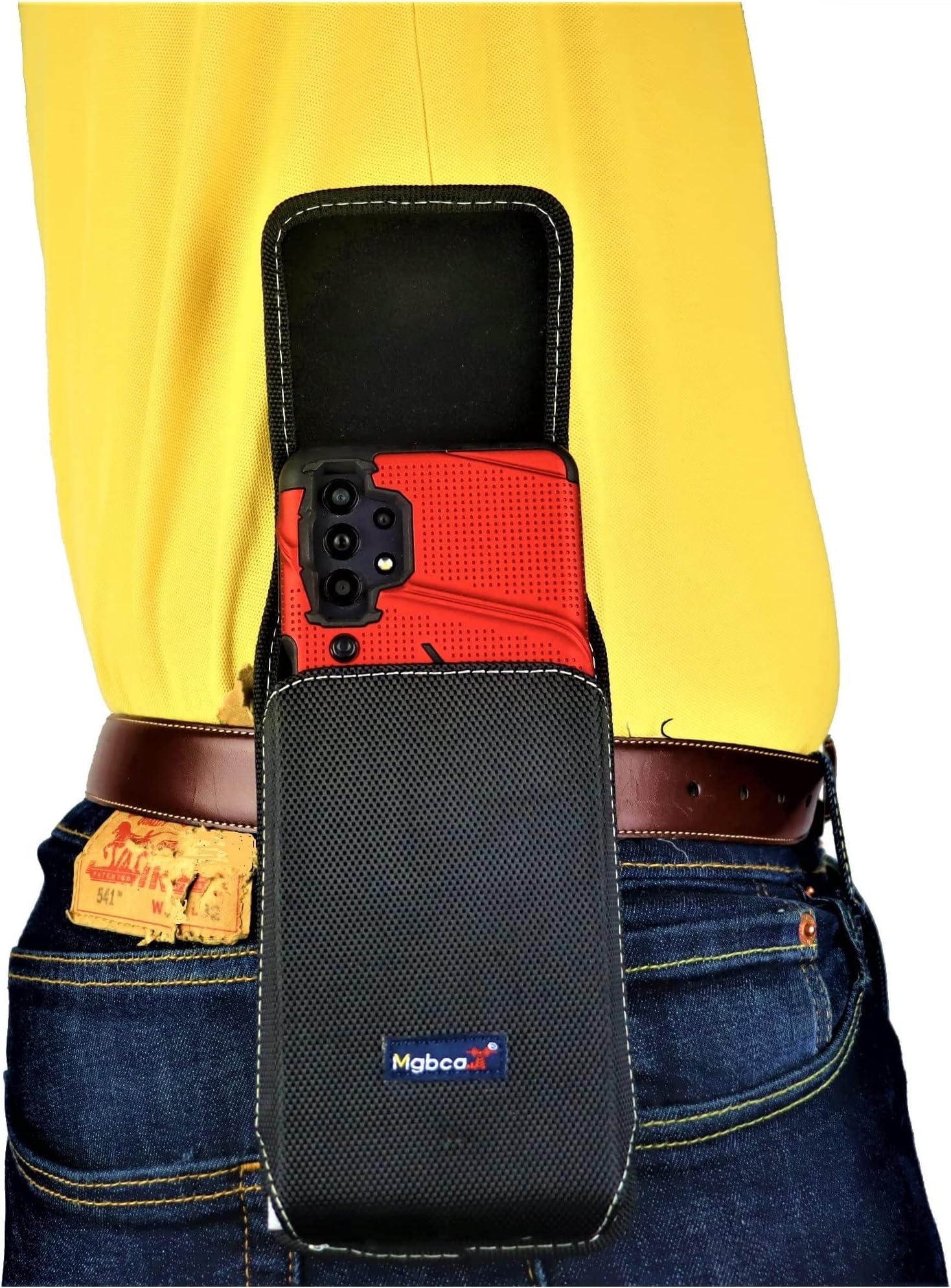 Amazon.com: Mgbca Nylon Cell Phone Pouch for Samsung Galaxy A23 A21 A20 ...