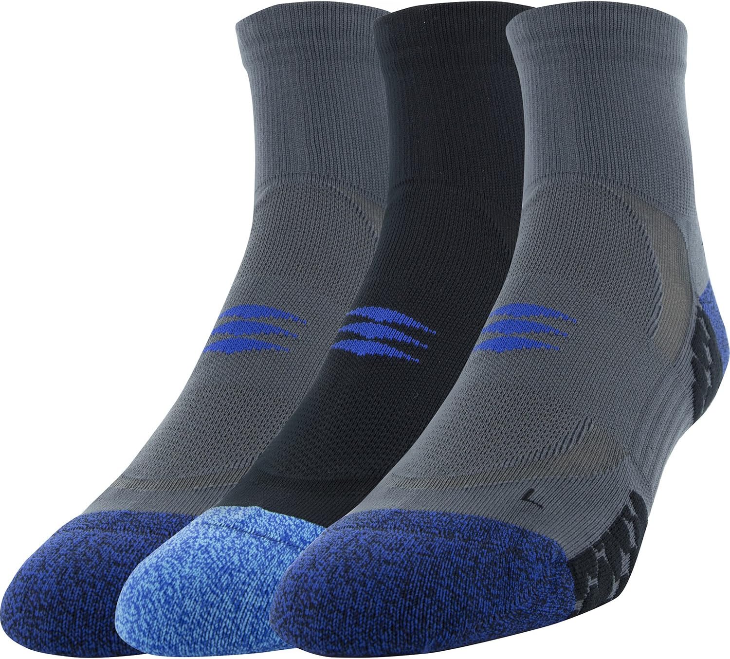 Amazon.com: PowerSox APEXPRO Quarter Socks, Blue, Shoe Size: Mens 9-12. ...
