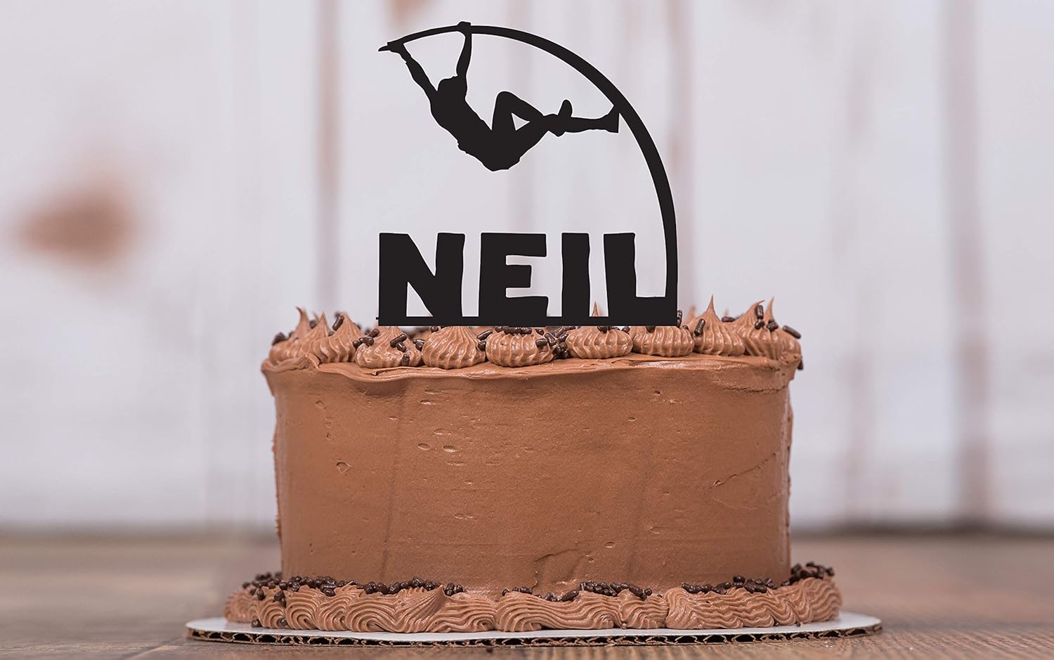 Amazon.com: Pole Vaulting Cake Topper with Keepsake Base, Track and ...