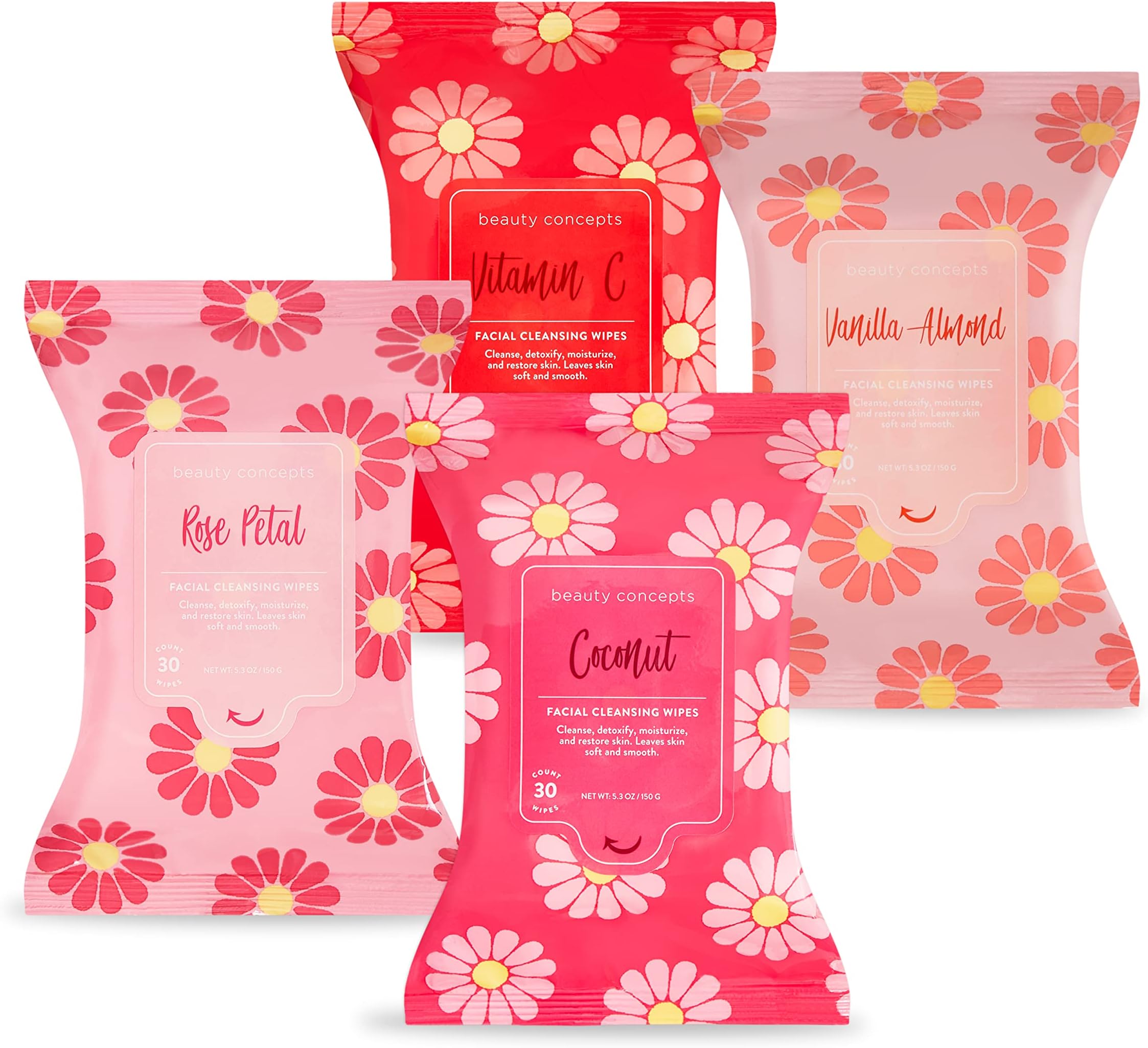 Amazon.com: Retinol Makeup Cleansing Cloth Wipes, 4-pk (100 Wipes ...