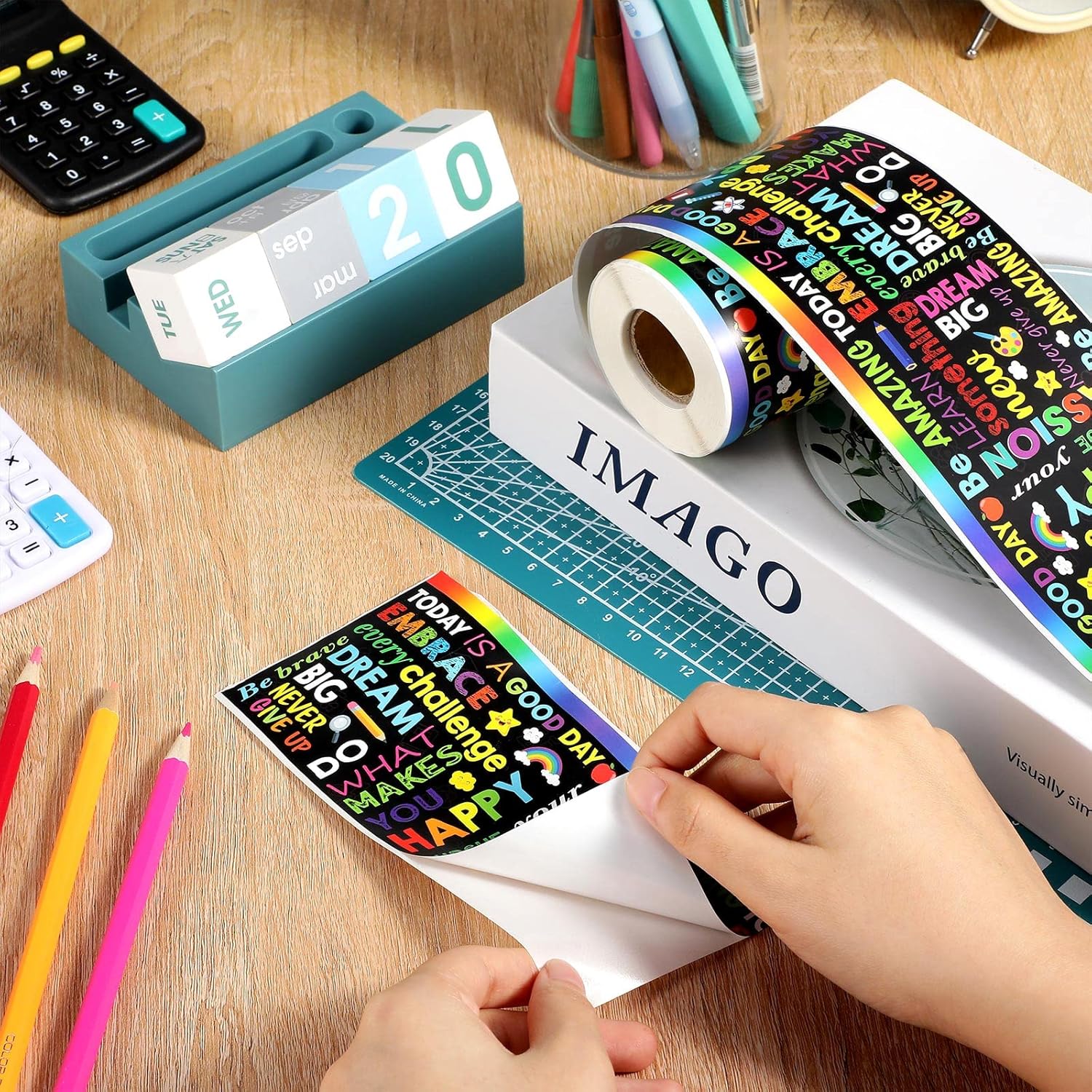 Inspirational Quote Bulletin Board Borders Waterproof Motivational ...