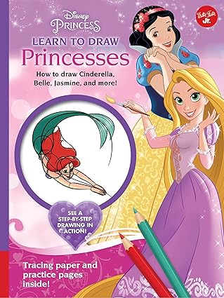 Disney Princess: Learn to Draw Princesses: How to draw Cinderella ...