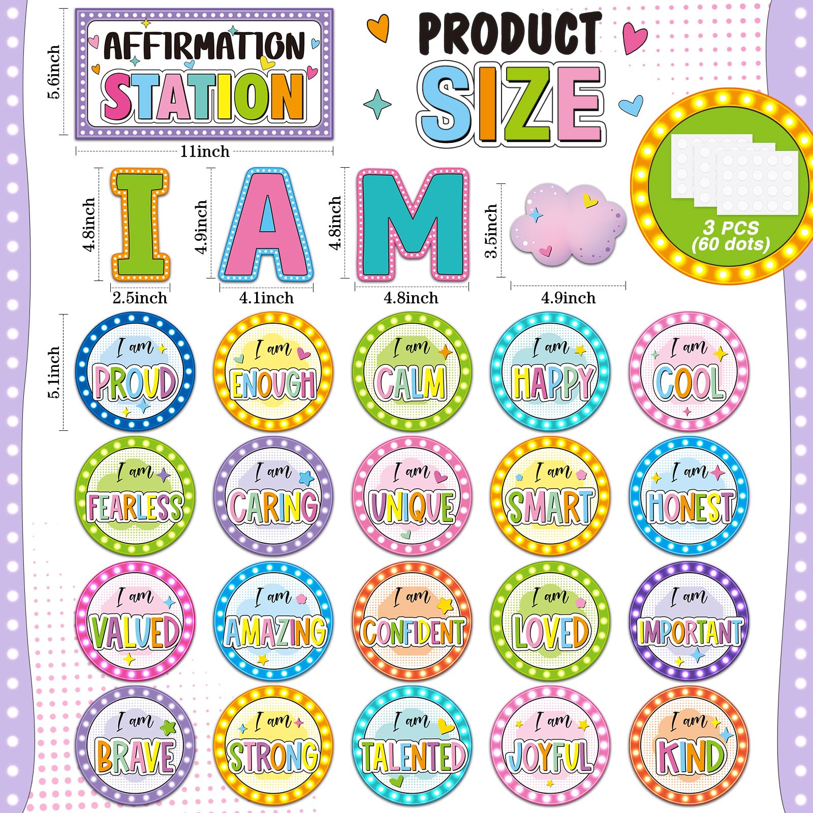 Snapklik.com : Frienda Affirmation Station Bulletin Board Set ...