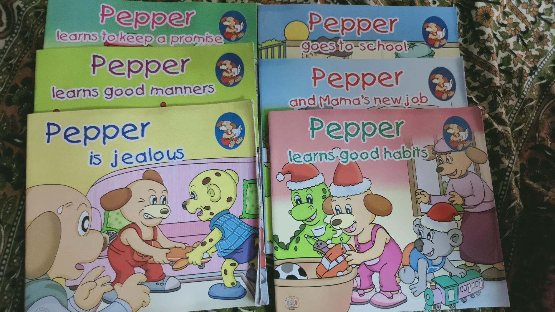 Pepper Series Set 5 ( Set of Six Books) (Pepper Storybooks) : Amazon.in ...