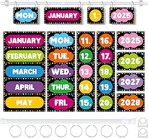 Amazon.com: Gilprop Flip Calendar Bulletin Board Set with Holder ...