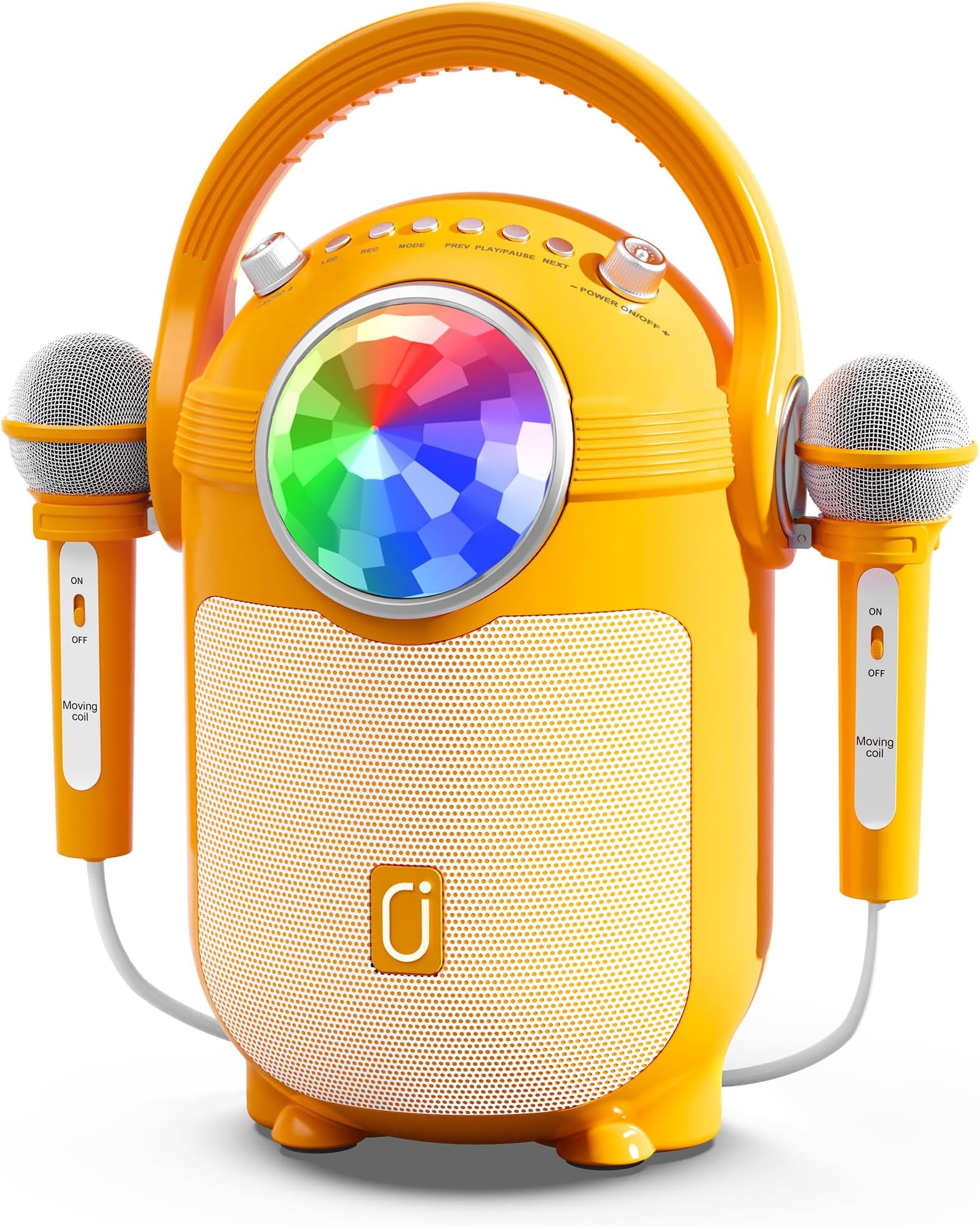 JYX Karaoke Machine for Kids and Adults with 2 Microphones, Bluetooth ...