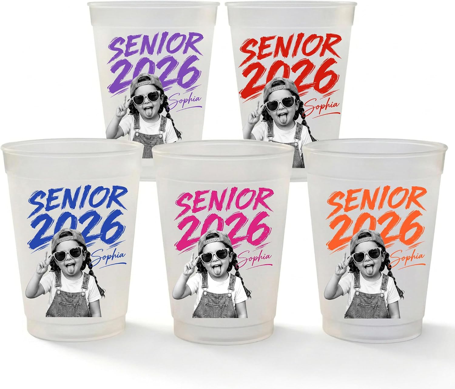 Amazon.com: Personalized Cups for Graduation Party, Custom Plastic Cups ...
