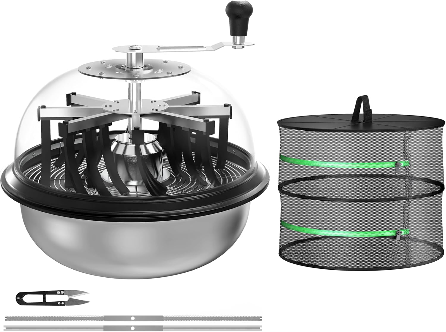 Amazon.com : iPower 16 inch Bud Leaf Bowl Trimmer, Twisted Spin Cut, Clear Visibility Dome, 2ft ...