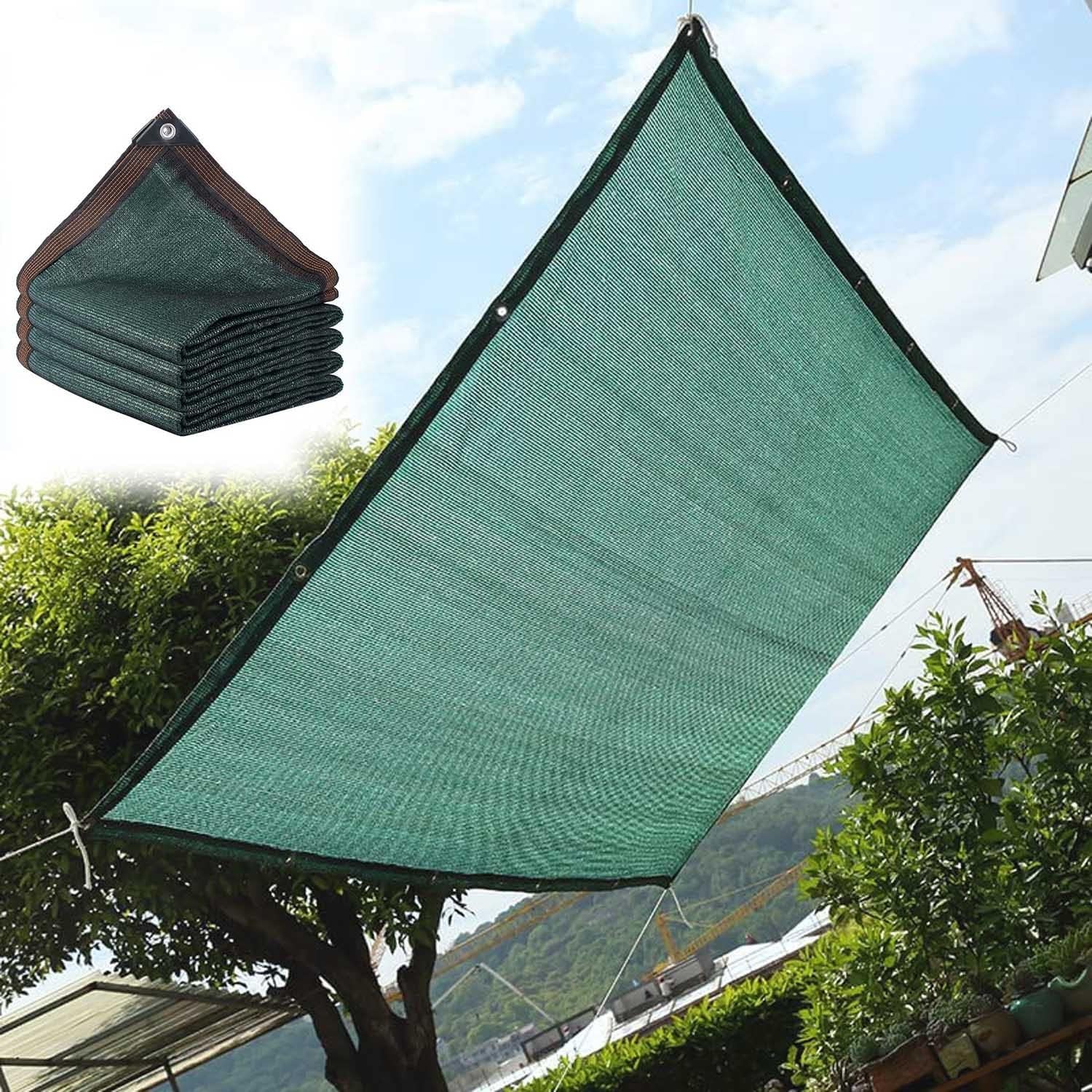 Amazon.com : Dark Green Shade Netting, Sun Shade Cloth 3.3X9.8/9.8X13 ...
