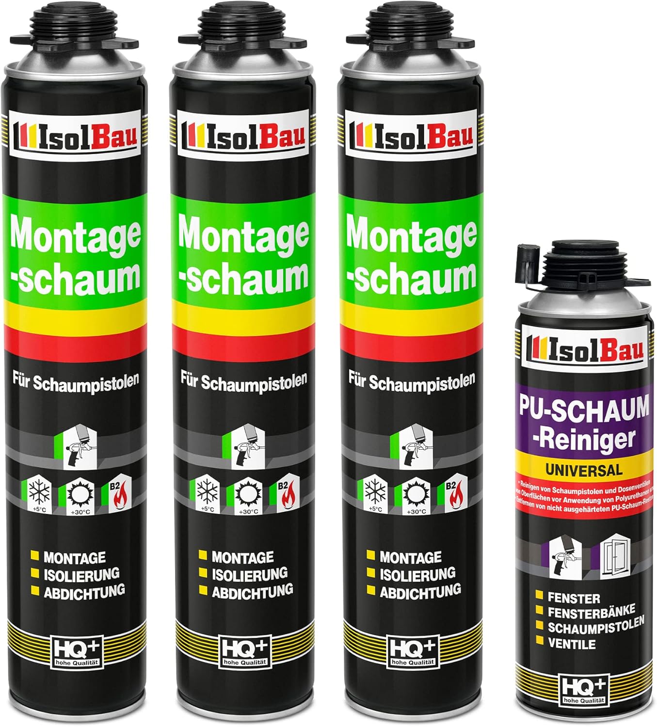 Isolbau Kit de mousse de construction – Comprend 3 x mousse de montage ...