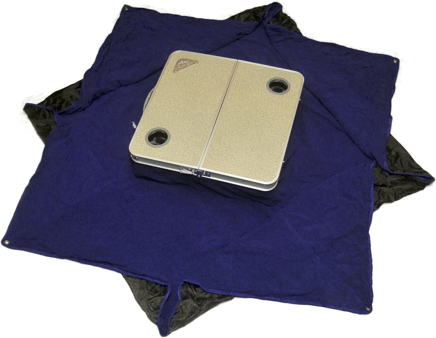Amazon.com : Tablanket Picnic Table with Gray Tabletop and Royal Blue ...