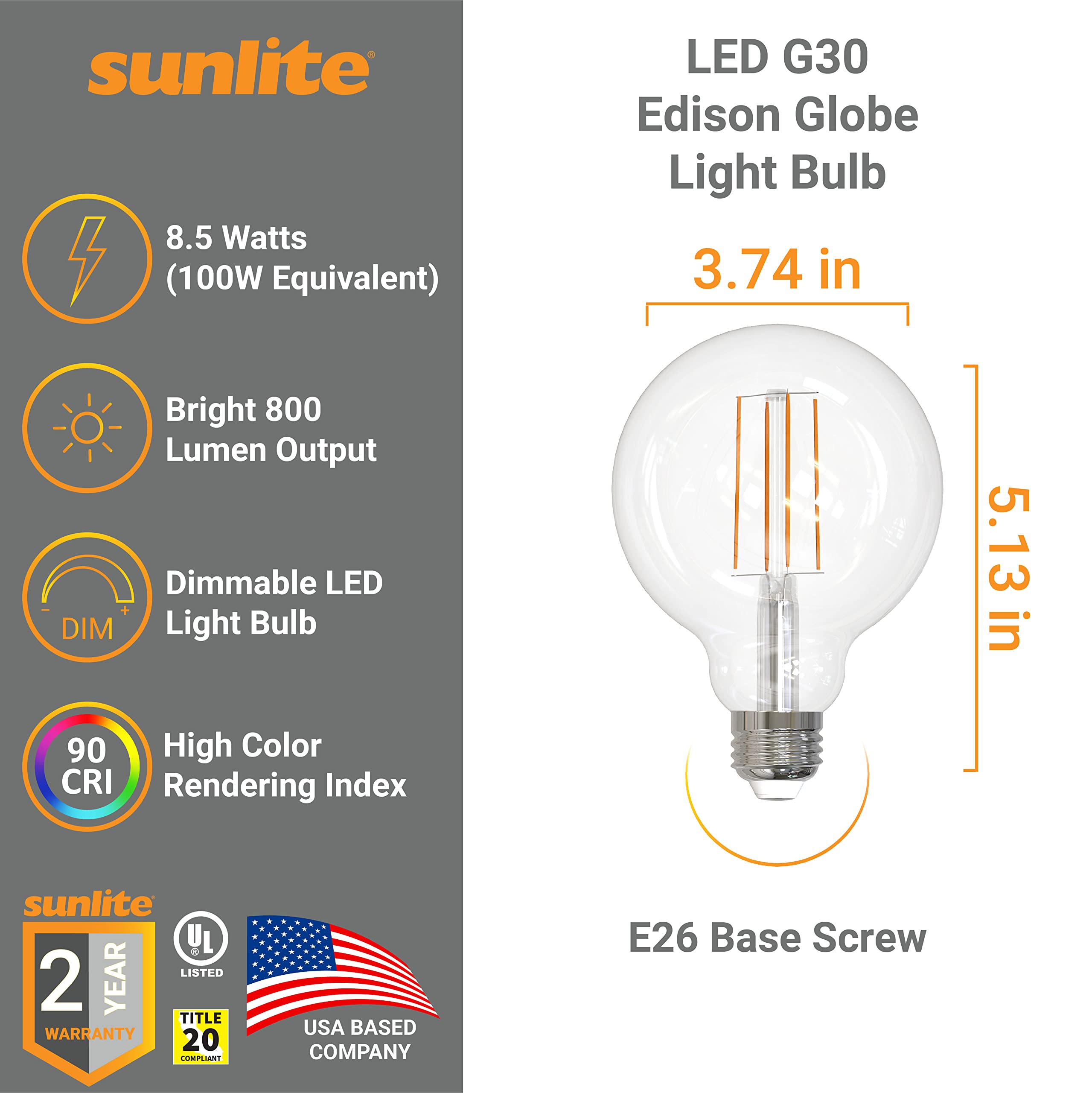 G30 Light Bulb Dimensions G30 LED Bulbs – Christmas Light Source