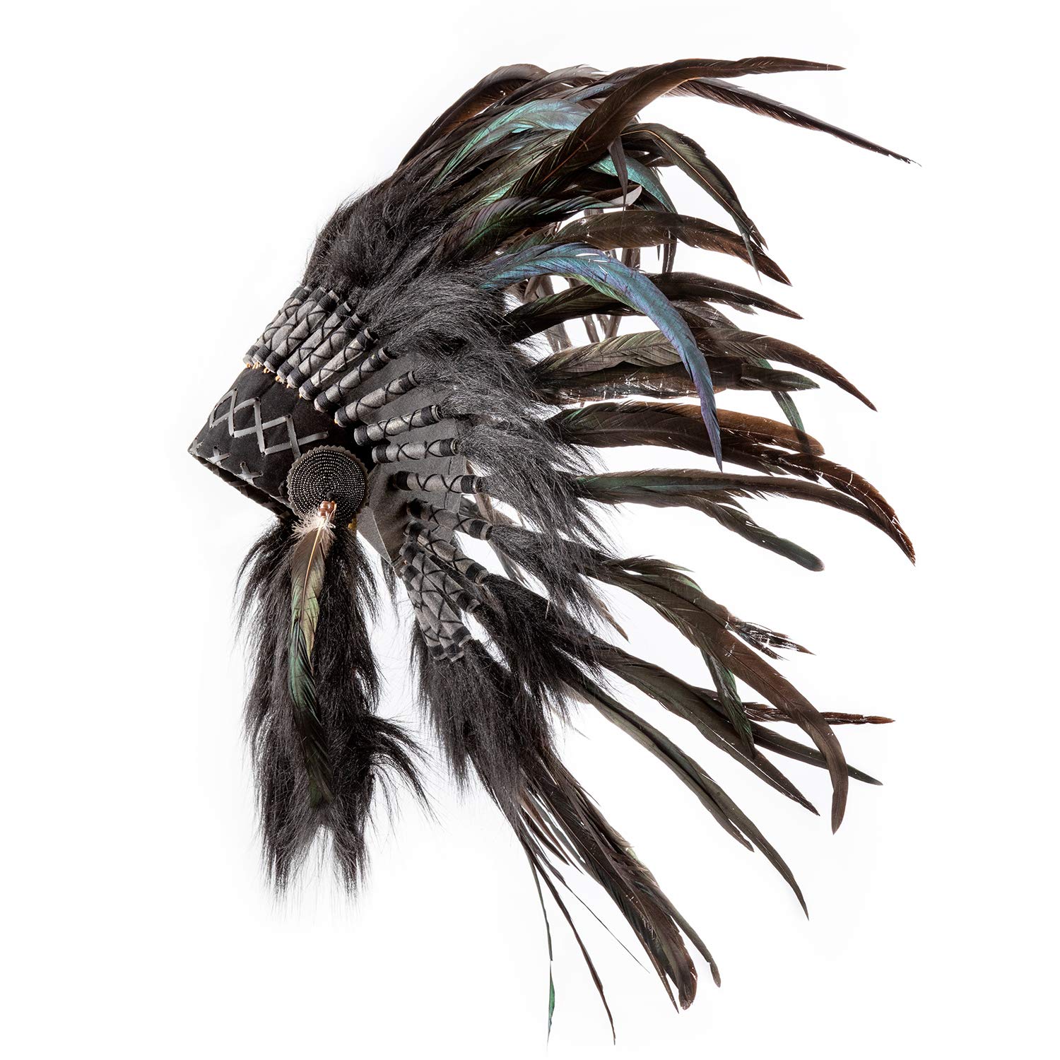 Pink Pineapple Handcrafted Native American Inspired Feather Headdress ...