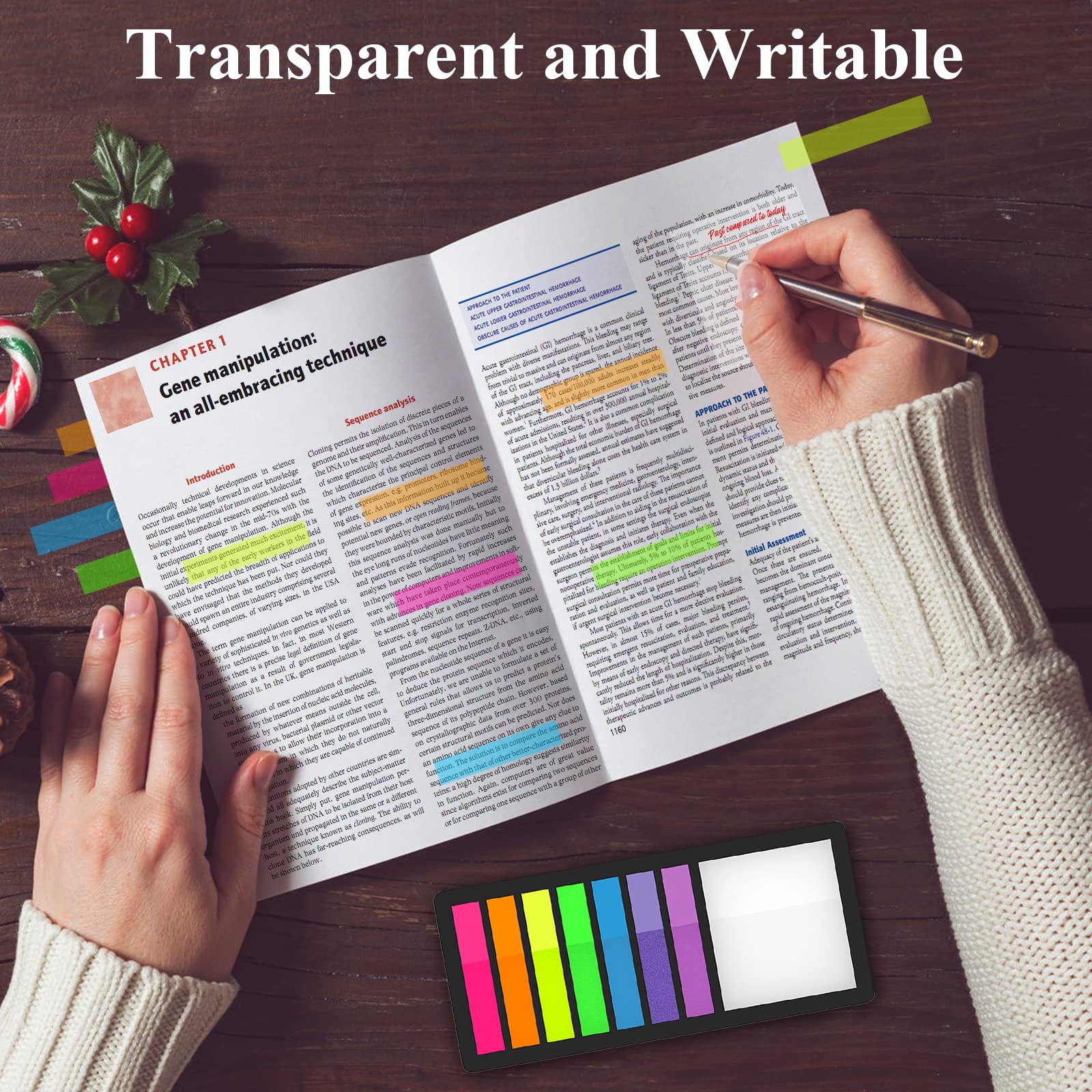 Transparent Sticky Notes 1600 Sheets Clear Sticky Notes And Tabs ...