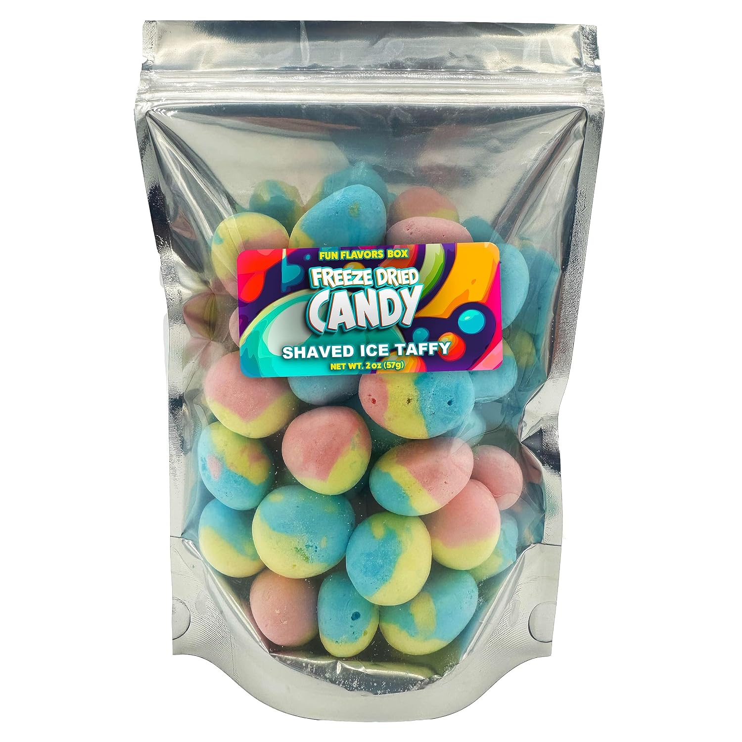 Amazon.com : Freeze Dried Candy Shaved Ice Taffy Variety Pack - Crunch ...