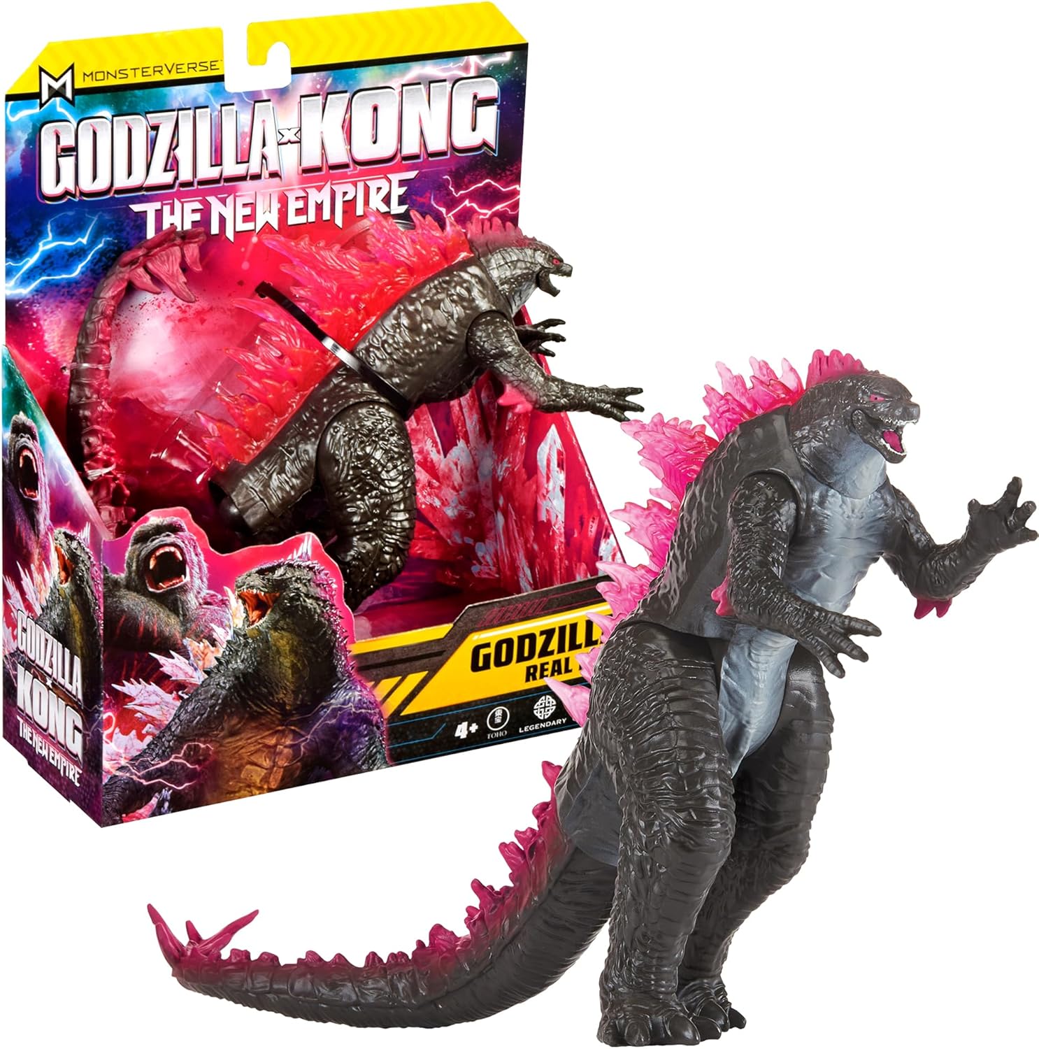 MonsterVerse Godzilla x Kong: The New Empire, 15 cm Real Feel Godzilla ...