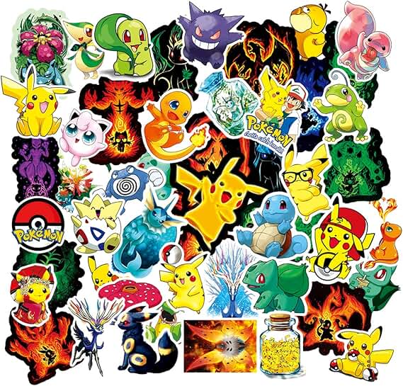 Amazon.com: pokemon sticker