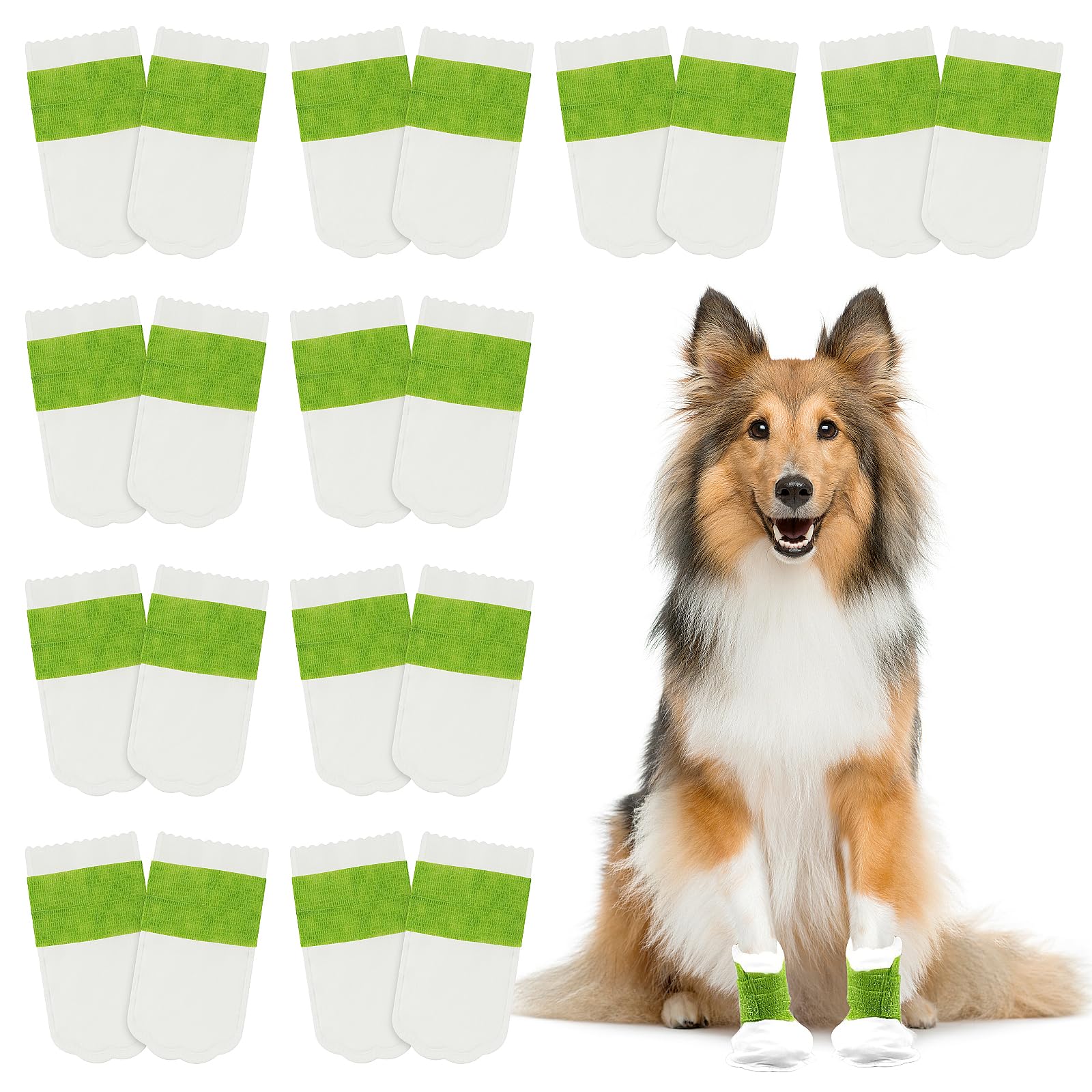 Disposable Dog Boots for Injured Paws 20PCS Waterproof Disposable Dog ...