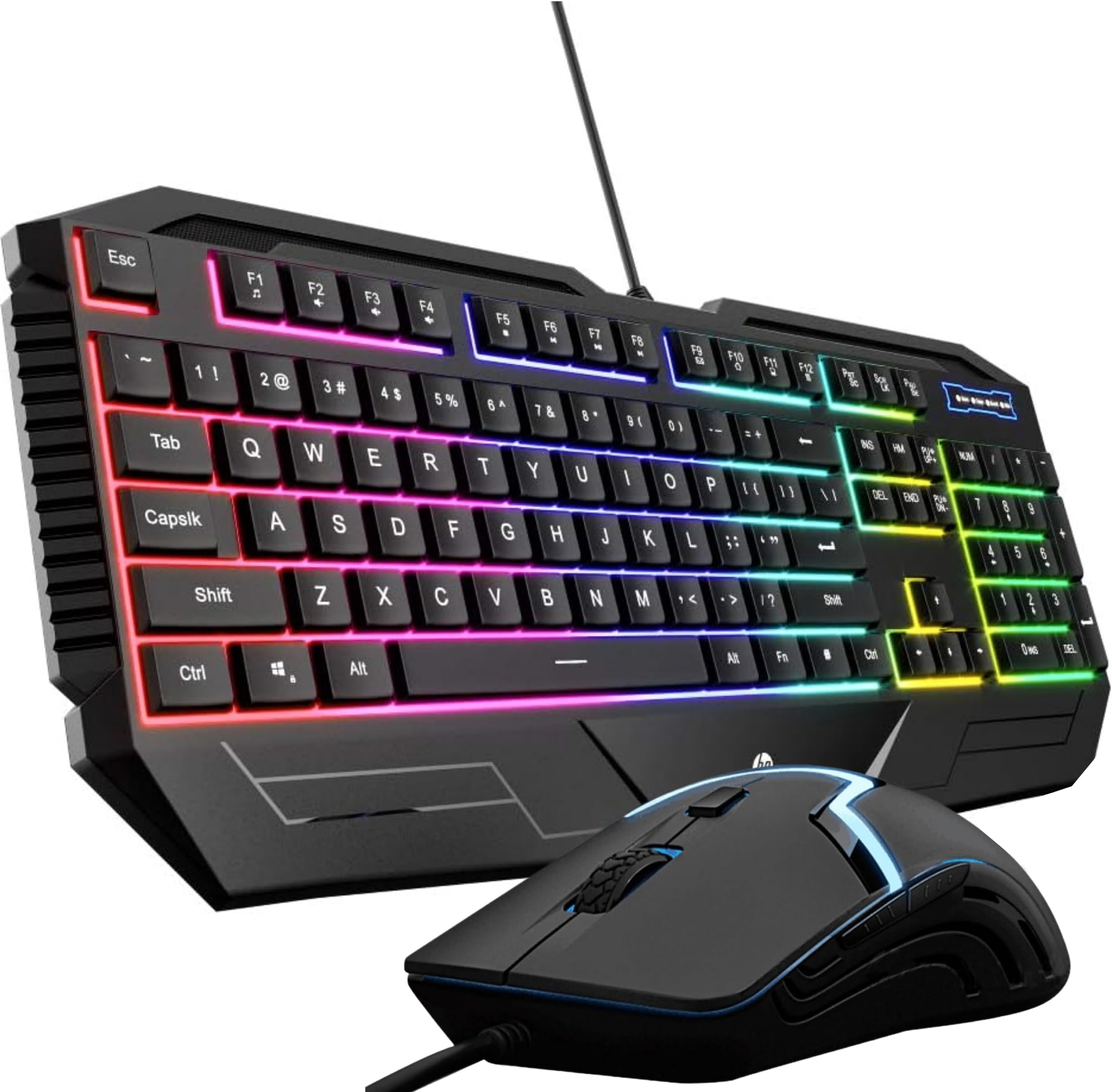 Amazon.com: iBUYPOWER Chimera KM7 RGB Gaming Keyboard + Gaming Mouse ...