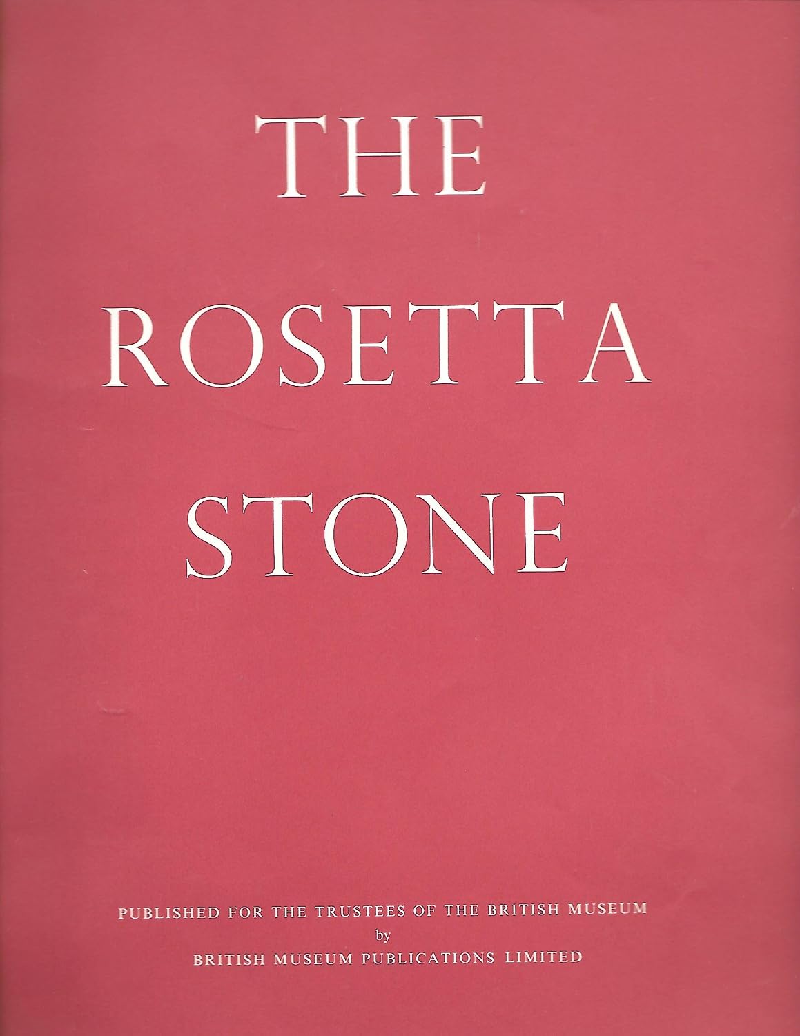 Rosetta Stone: unknown author: 9780714109114: Amazon.com: Books