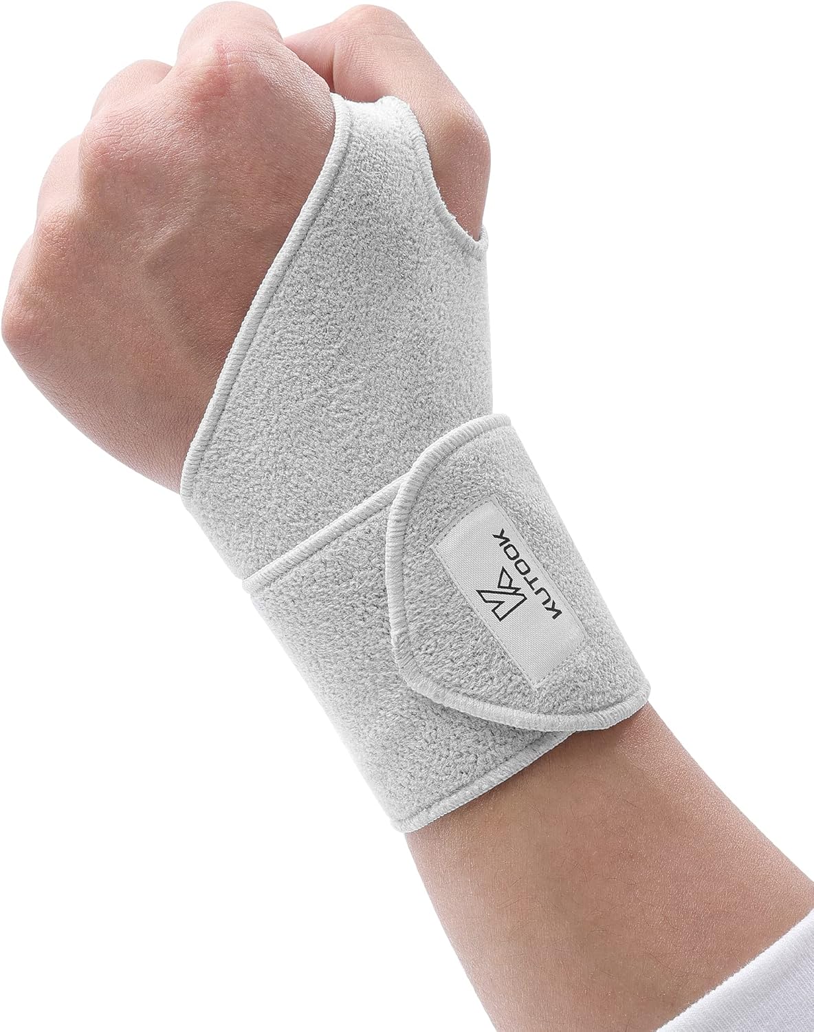 Amazon.com: KUTOOK 2 Pack Wrist Wraps Adjustable Compression Strap and Wrist Brace Sport Support ...