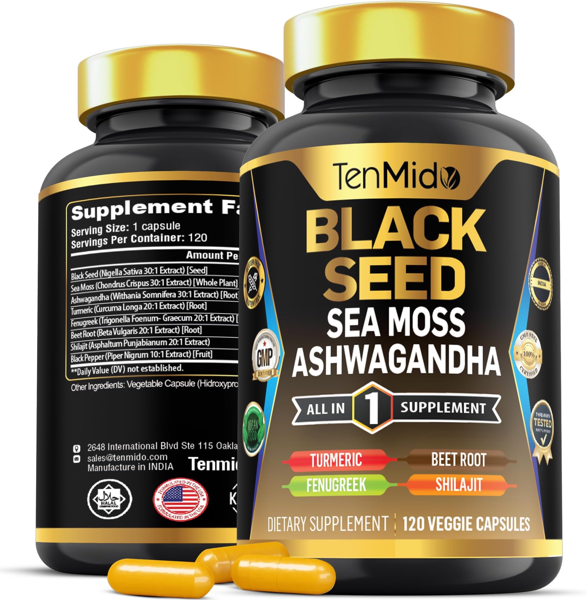 Amazon.com: Organic Irish Sea Moss Capsules - Advance Formula, Raw ...