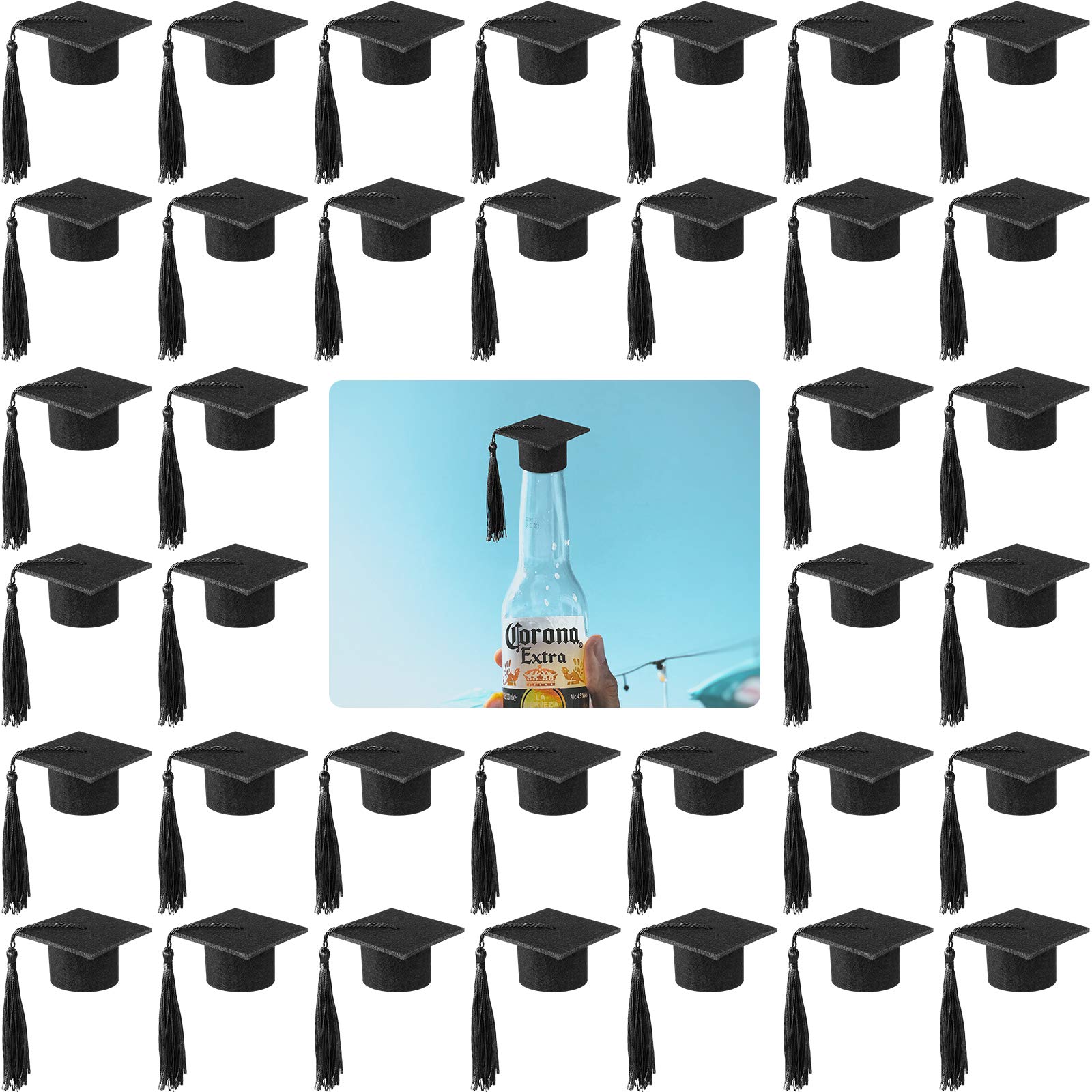 Snapklik.com : 36 Pieces 2026 Mini Graduation Caps