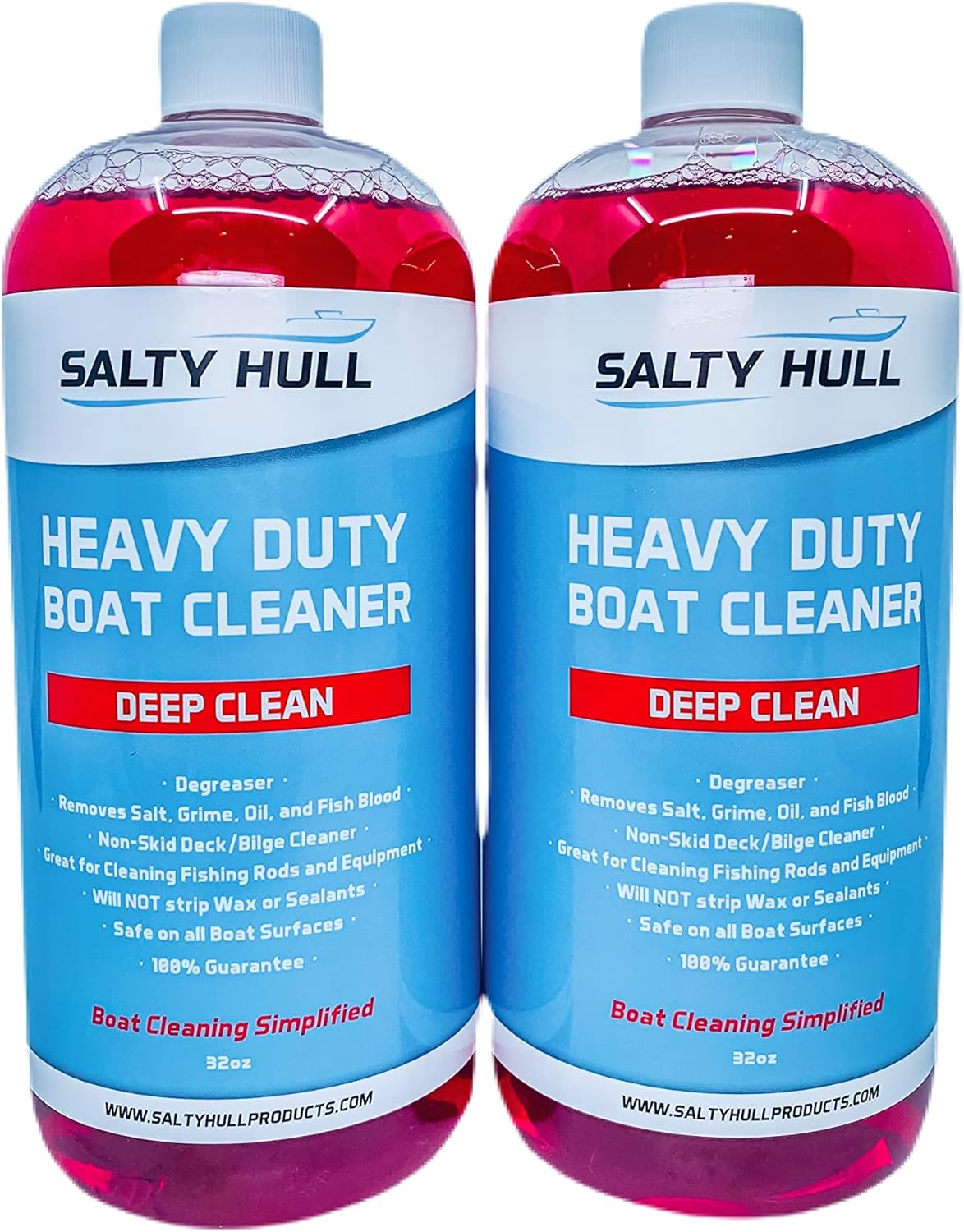 Amazon.com: Salty Hull Heavy Duty Boat Cleaner, 2-Pack – Eliminates ...