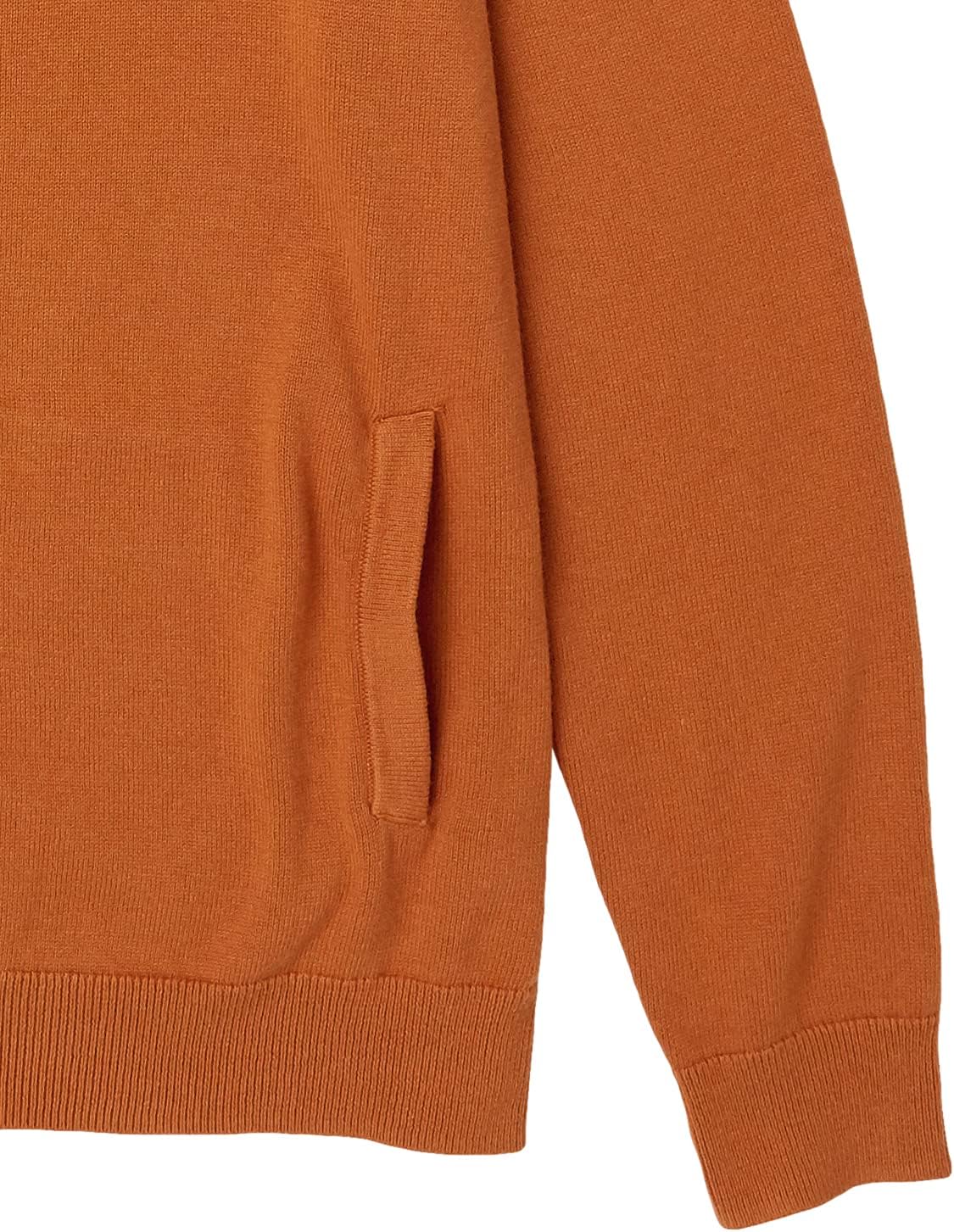 Suéter de algodón con cierre completo para hombre Amazon Essentials