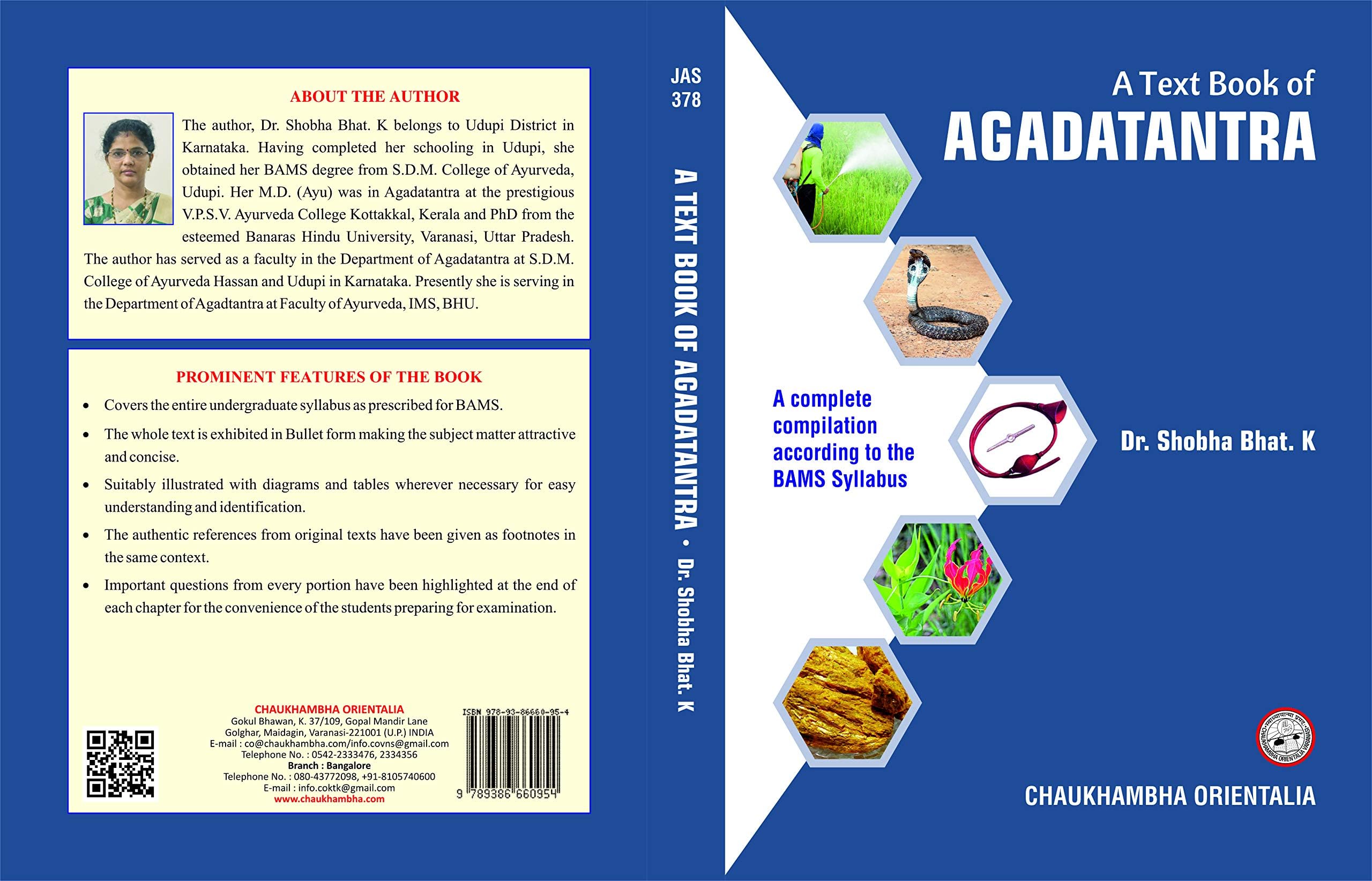 A Textbook of Agad Tantra - Dr. Shobha Bhatt : Shobha Bhatt: Amazon.in ...