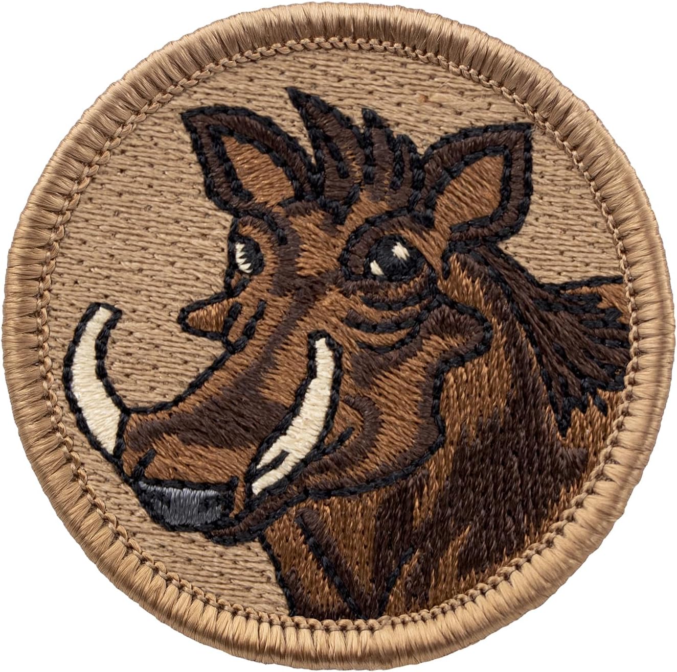 Amazon.com: Warthog Patrol Patch - 2" Diameter Round Embroidered Patch (Iron-on) : Clothing ...