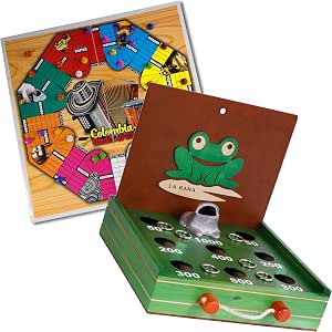 Amazon.com: PARQUES Colombiano 8 jugadores y RANA Colombiana en Combo ...