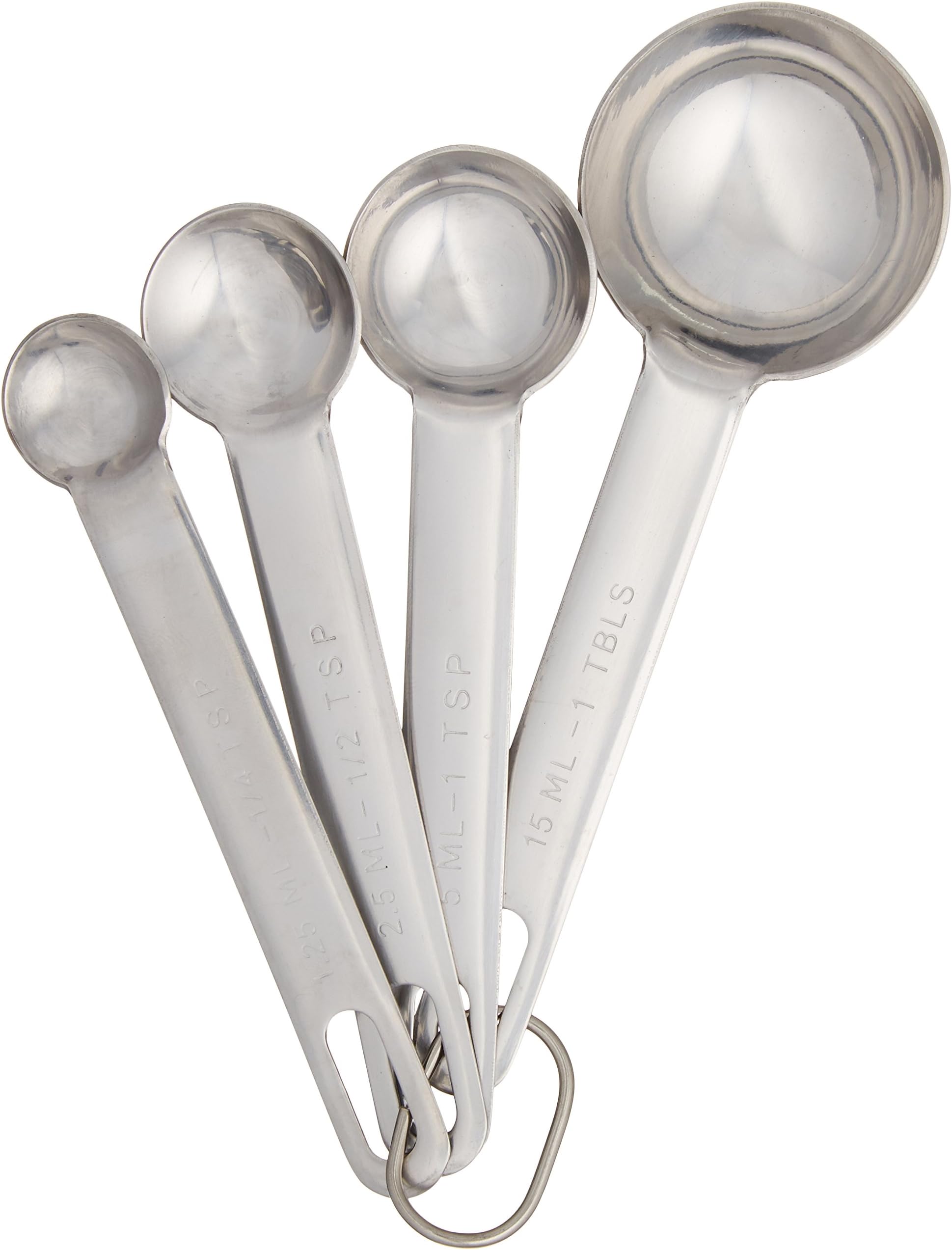 Amazon.com: Norpro Measuring Spoons 18/10 Stainless Steel Mini Set 5 Pc ...