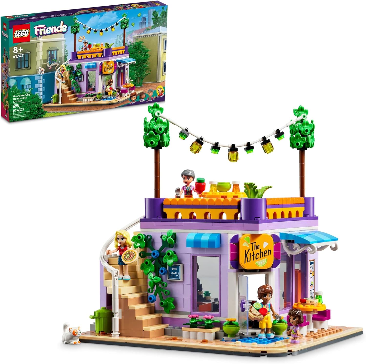 Amazon.com: LEGO Friends Heartlake City Community Kitchen 41747 Pretend ...